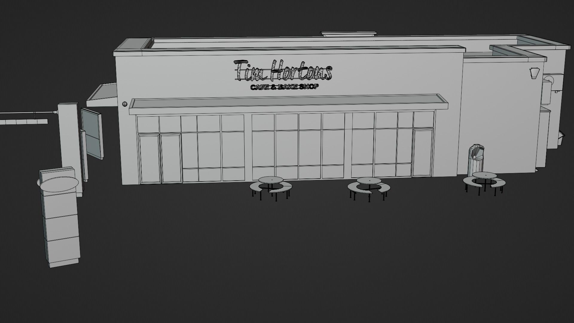 Tim Hortons Cafe and Bake Shop - UK free VR / AR / low-poly 3D model ...