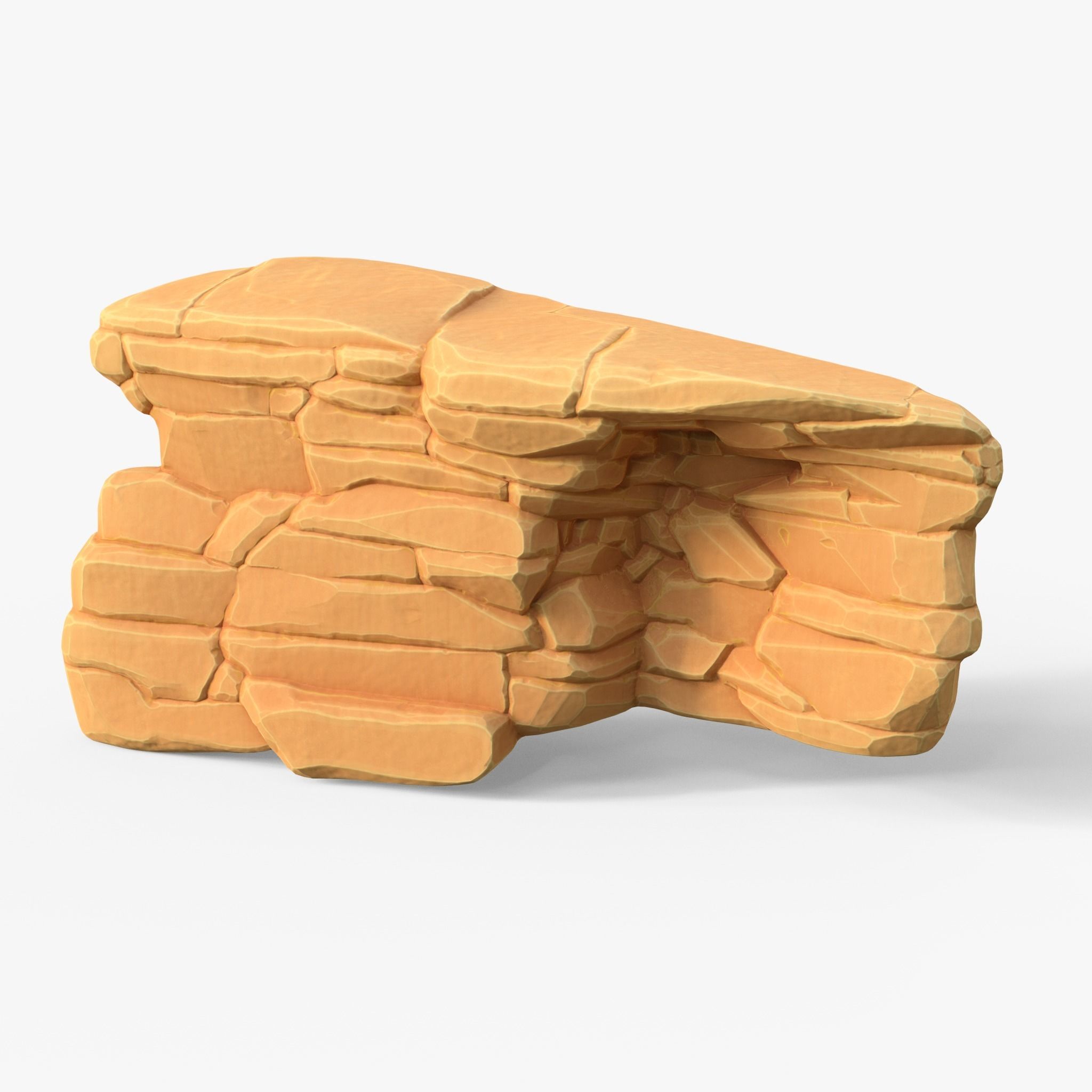 3D model Stylized SandStone Rock Pack VR / AR / low-poly | CGTrader