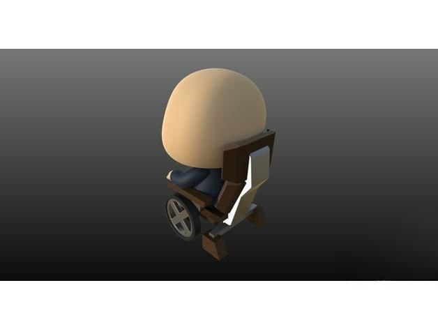 Professor X X-Men 3D Printing Creation 3D model 3D printable | CGTrader