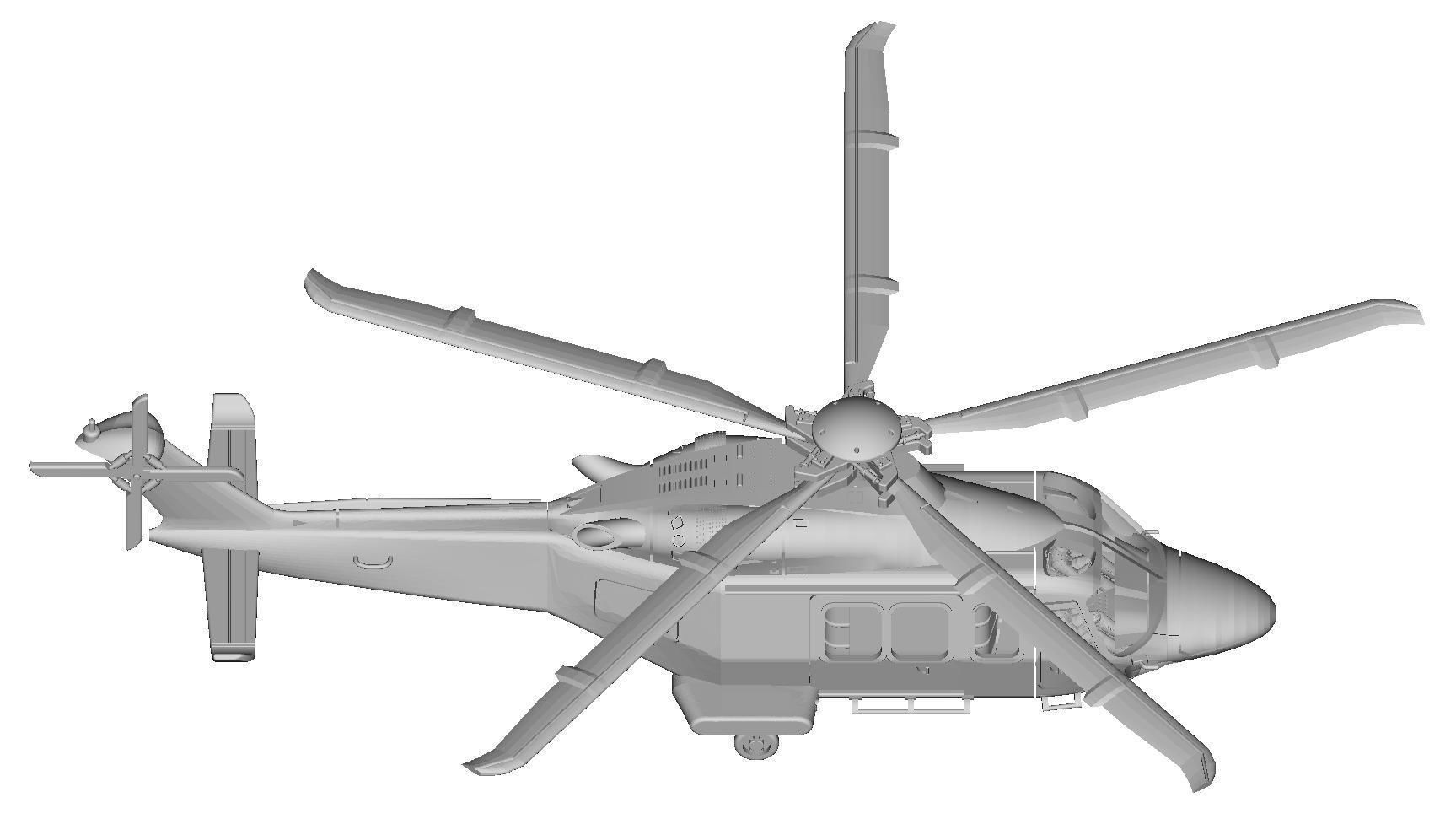 AW - 139 Helicopter 3D model 3D printable | CGTrader