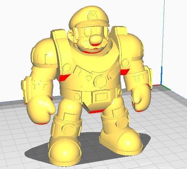 MARIO BROS ROBOT 3D model 3D printable | CGTrader