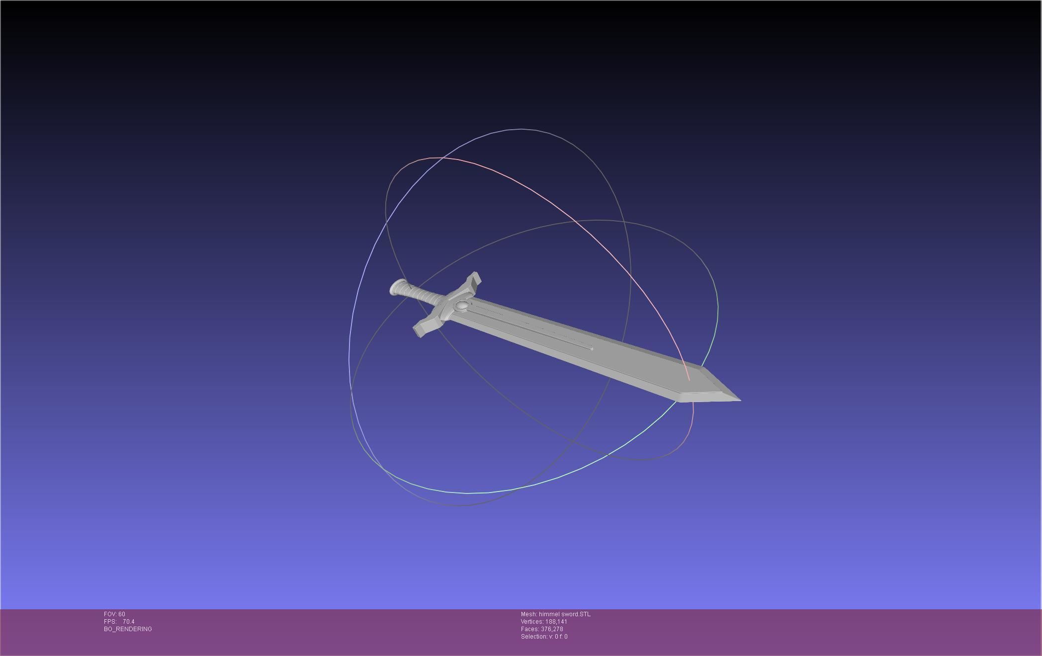 Frieren Himmel Hero Sword Printable Assembly 3D model 3D printable ...