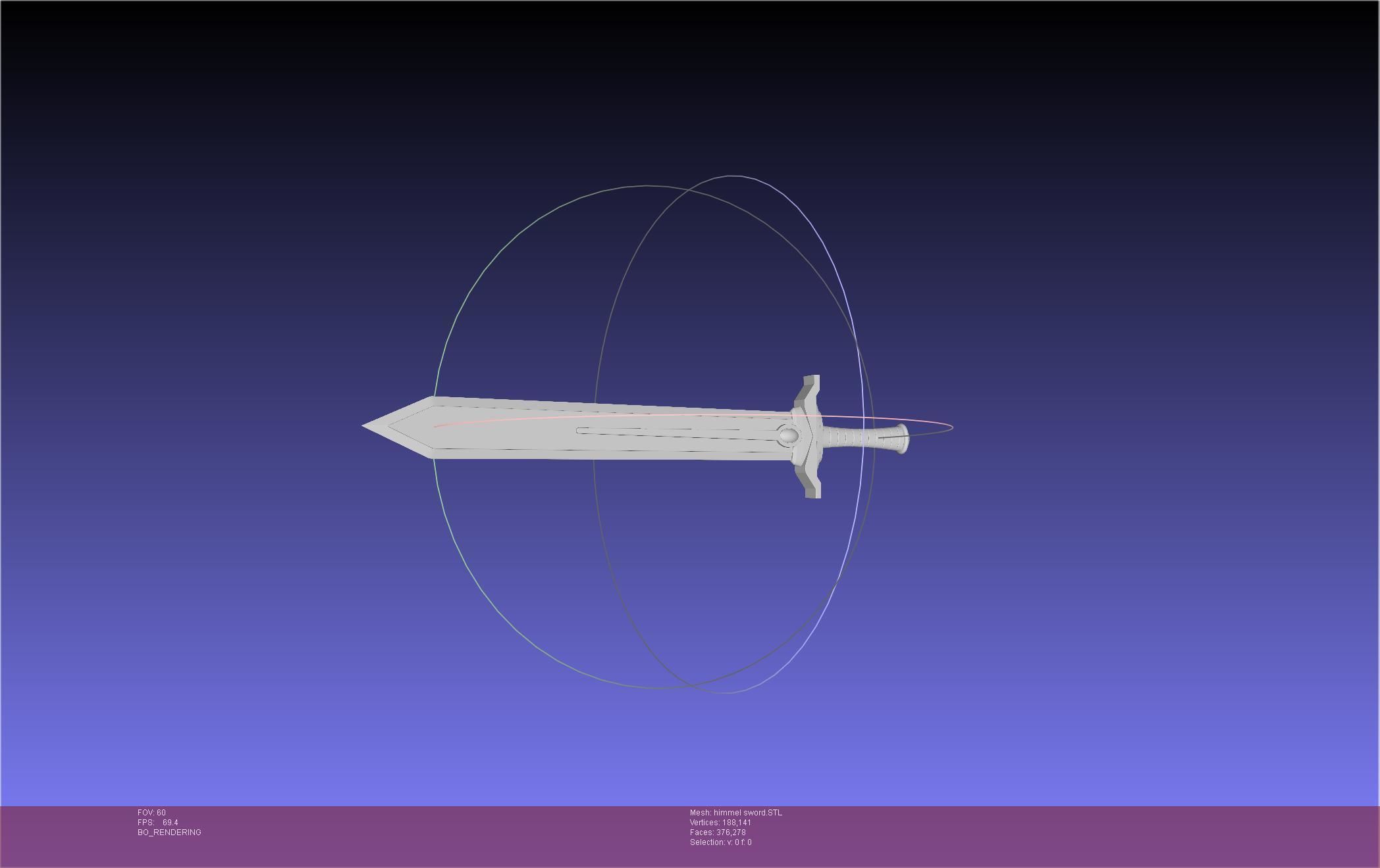 Frieren Himmel Hero Sword Printable Assembly 3D model 3D printable ...
