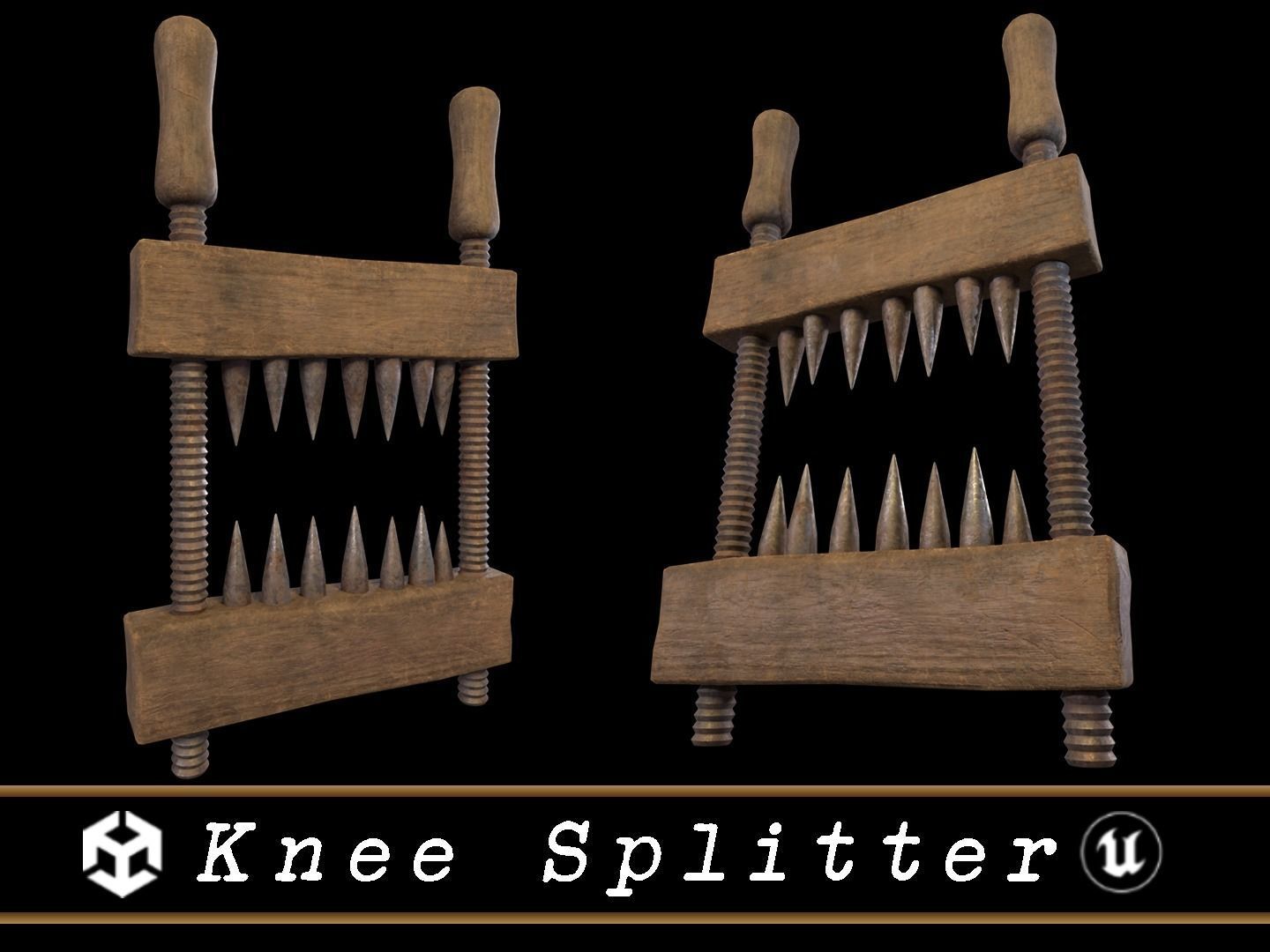 3D model Knee Splitter VR / AR / low-poly | CGTrader