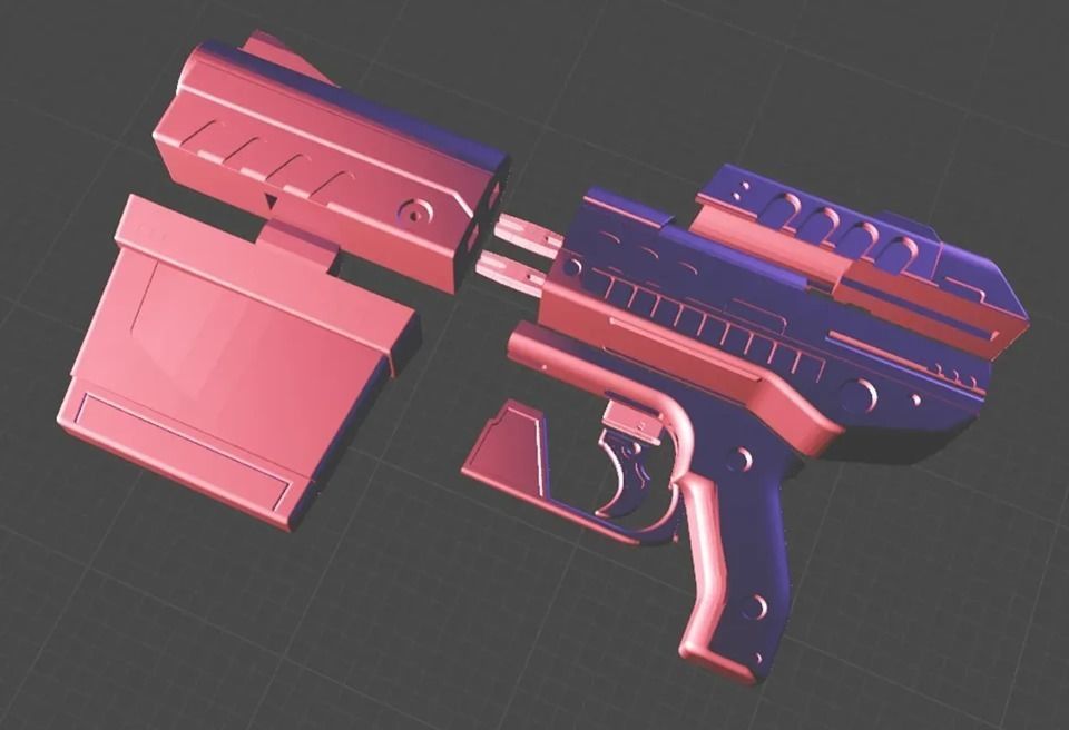 Unreal Tournament Enforcer gun 3D printable 3D model 3D printable ...