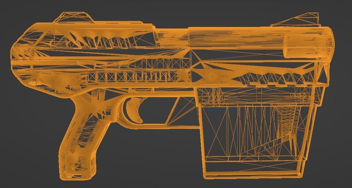 Unreal Tournament Enforcer gun 3D printable 3D model 3D printable ...