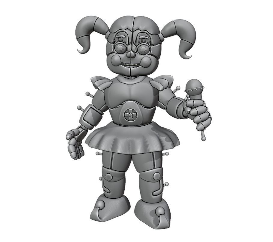 Circus Baby 3D model 3D printable | CGTrader