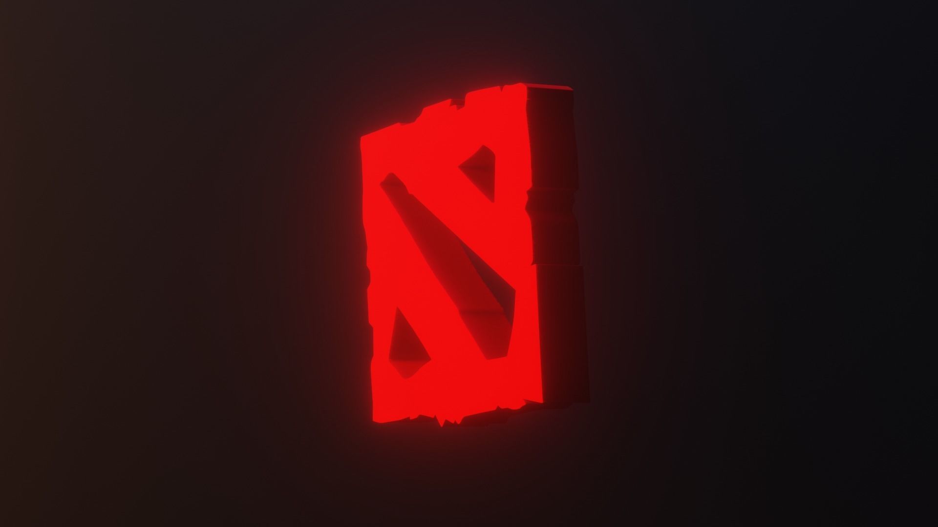 Dota2 Logo 3D model 3D printable | CGTrader