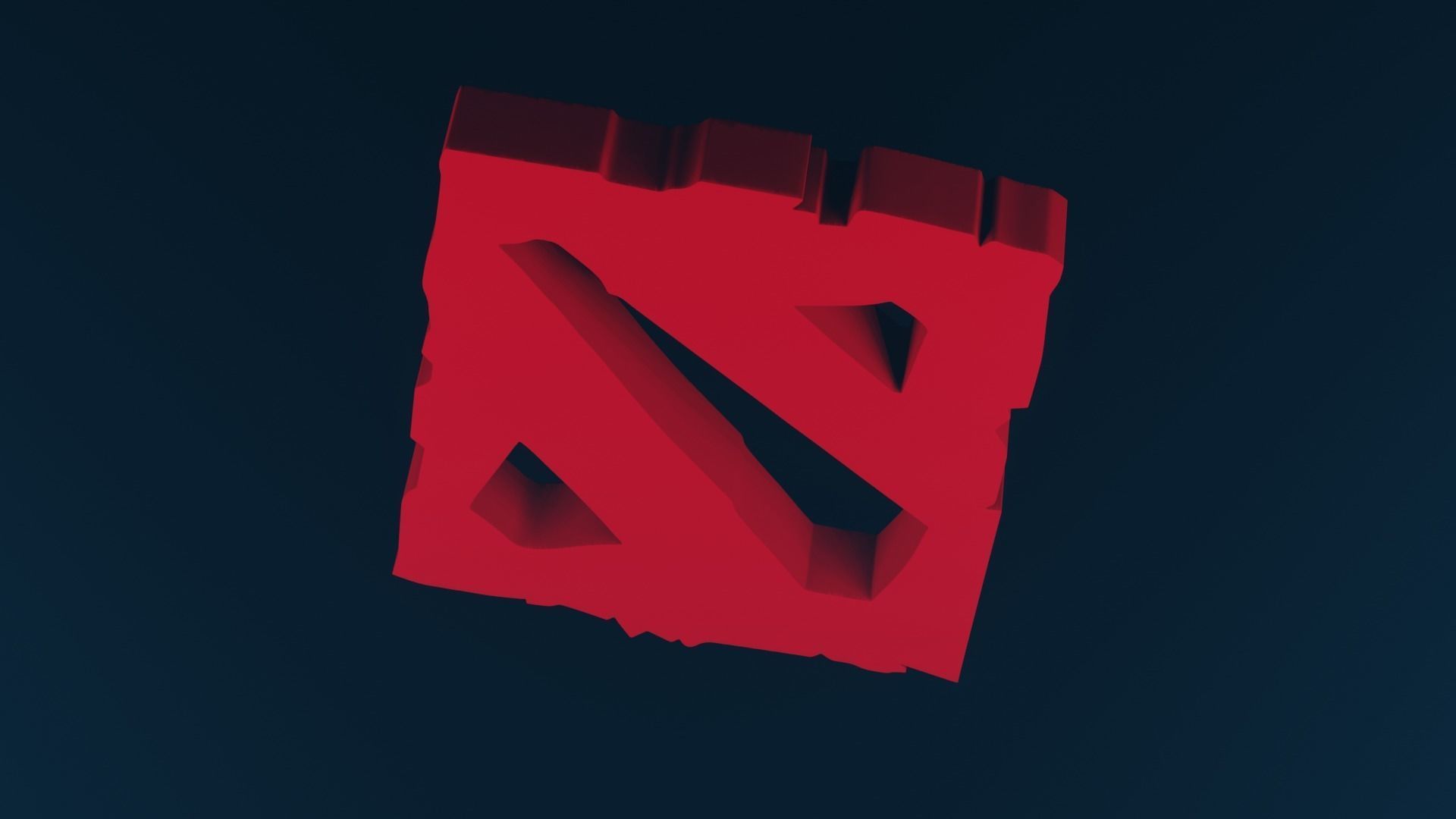 Dota2 Logo 3D model 3D printable | CGTrader
