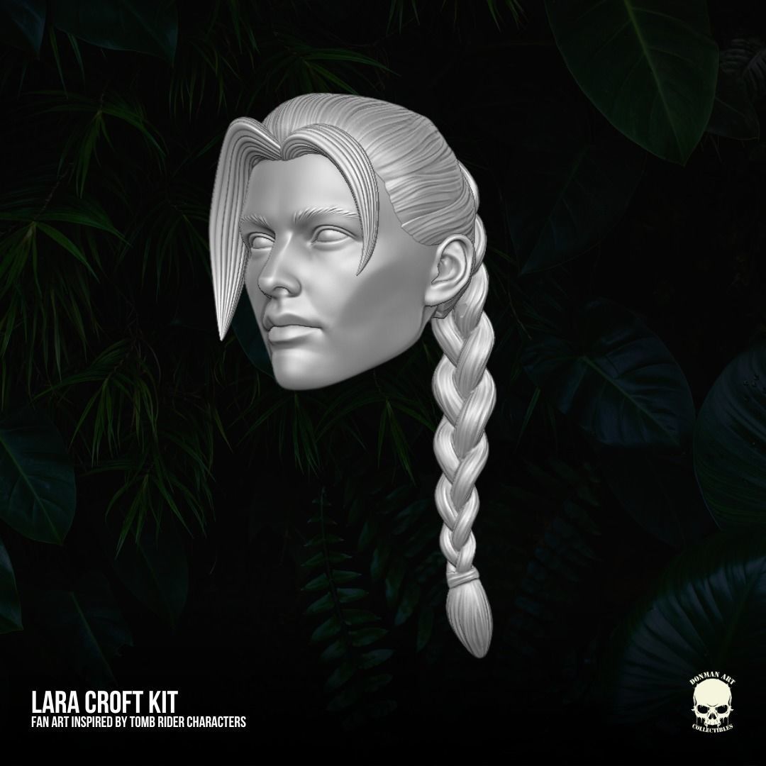 Lara Croft Fan Art Kit 3D printable File For Action Figures 3D model 3D ...