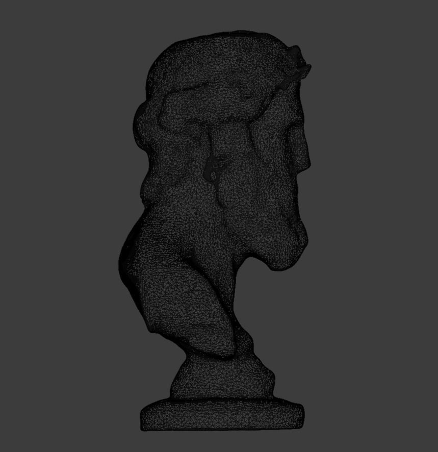 Realistic high quality marble Zeus bust - Statue 3D model | CGTrader