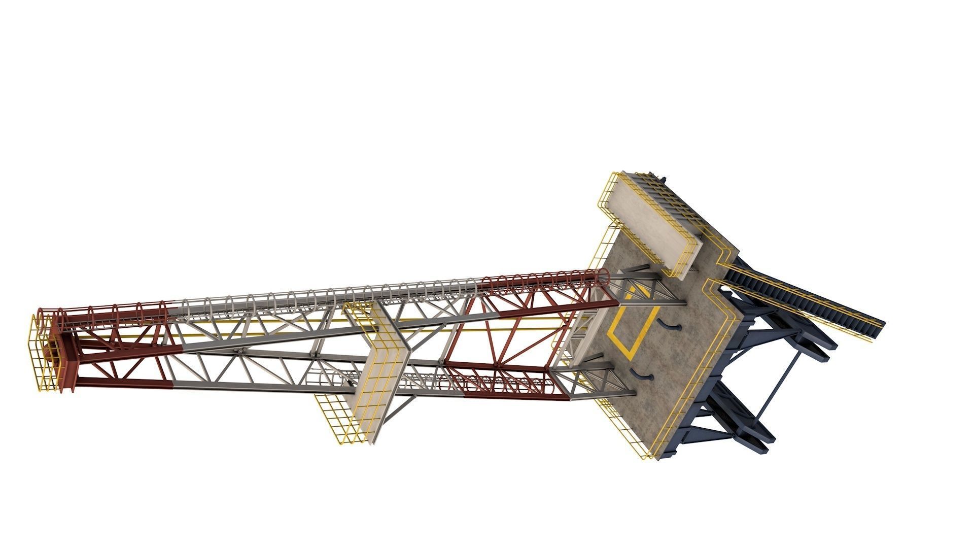 Fracking Gas Platform 3D model | CGTrader