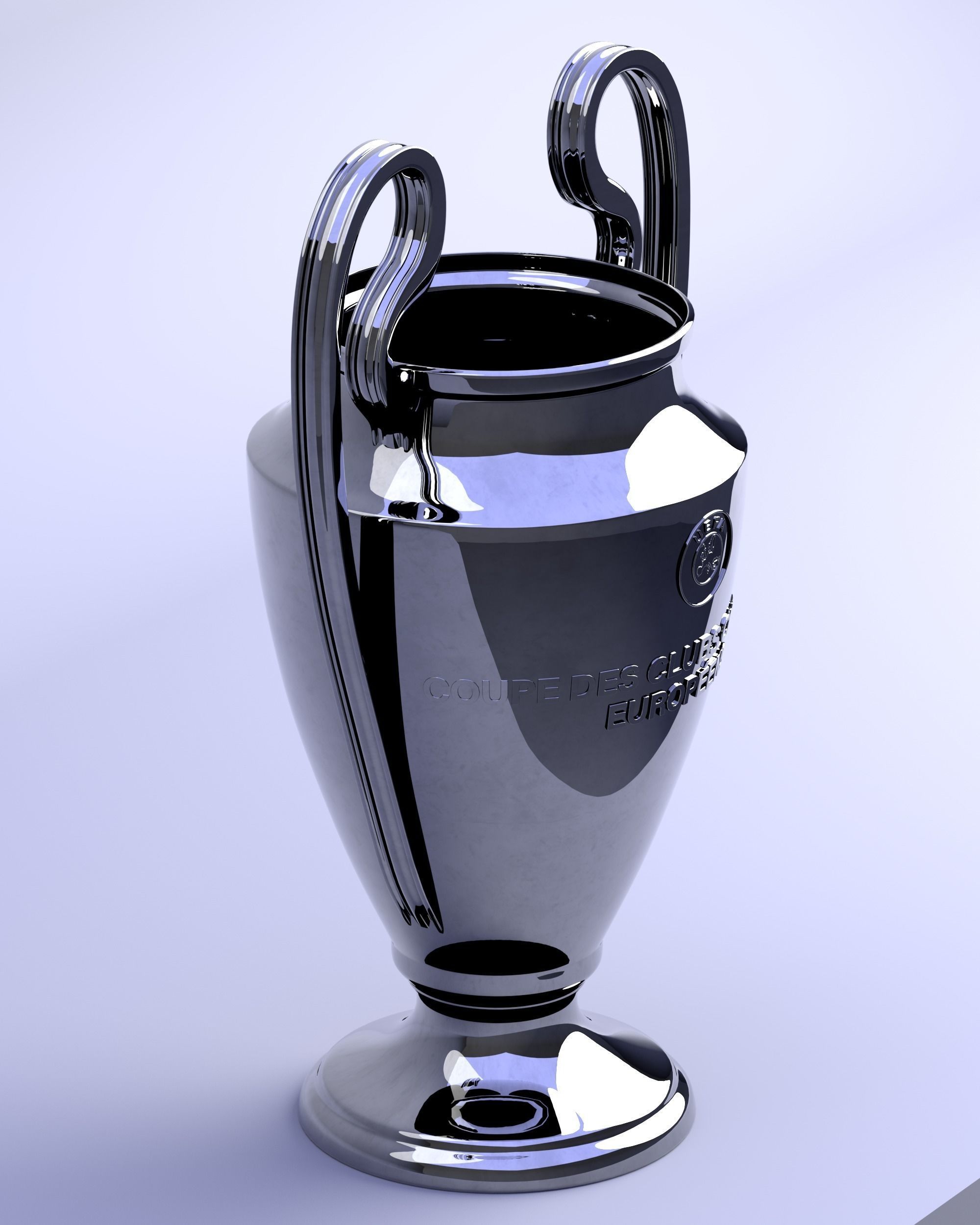 The UEFA Champions League trophy 3D model | CGTrader
