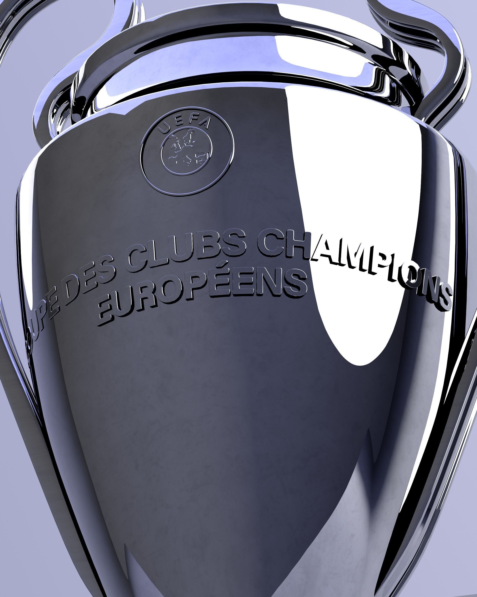 The UEFA Champions League trophy 3D model | CGTrader