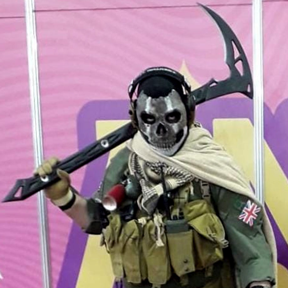 GHOST AZRAEL GRIM REAPER TATICAL SICKLE SCYTHE COD WARZONE 3D model 3D ...