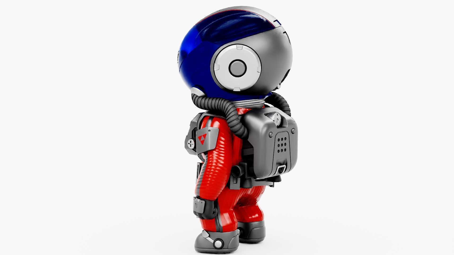 TOON ASTRONAUT K-3000 Rigged for Unreal Engine - Unity - MIXAMO 3D ...