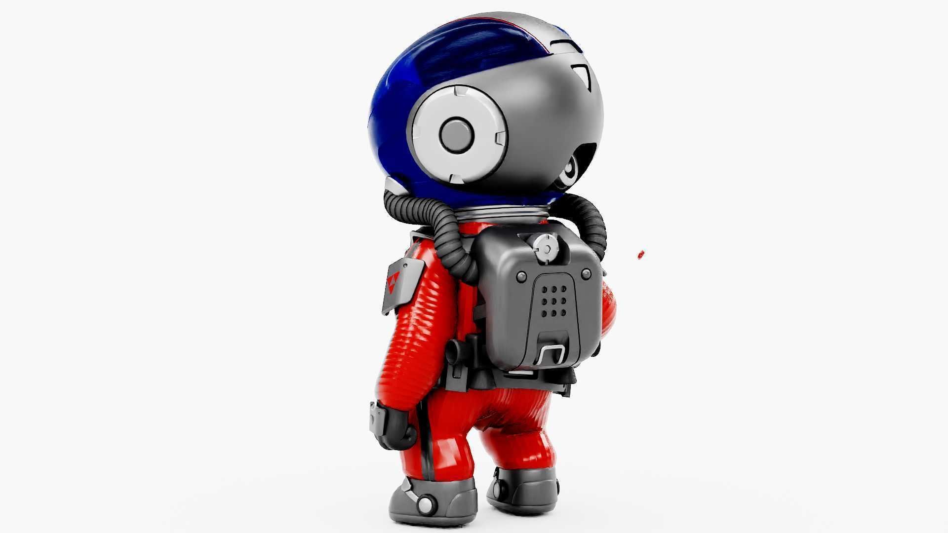 TOON ASTRONAUT K-3000 Rigged for Unreal Engine - Unity - MIXAMO 3D ...