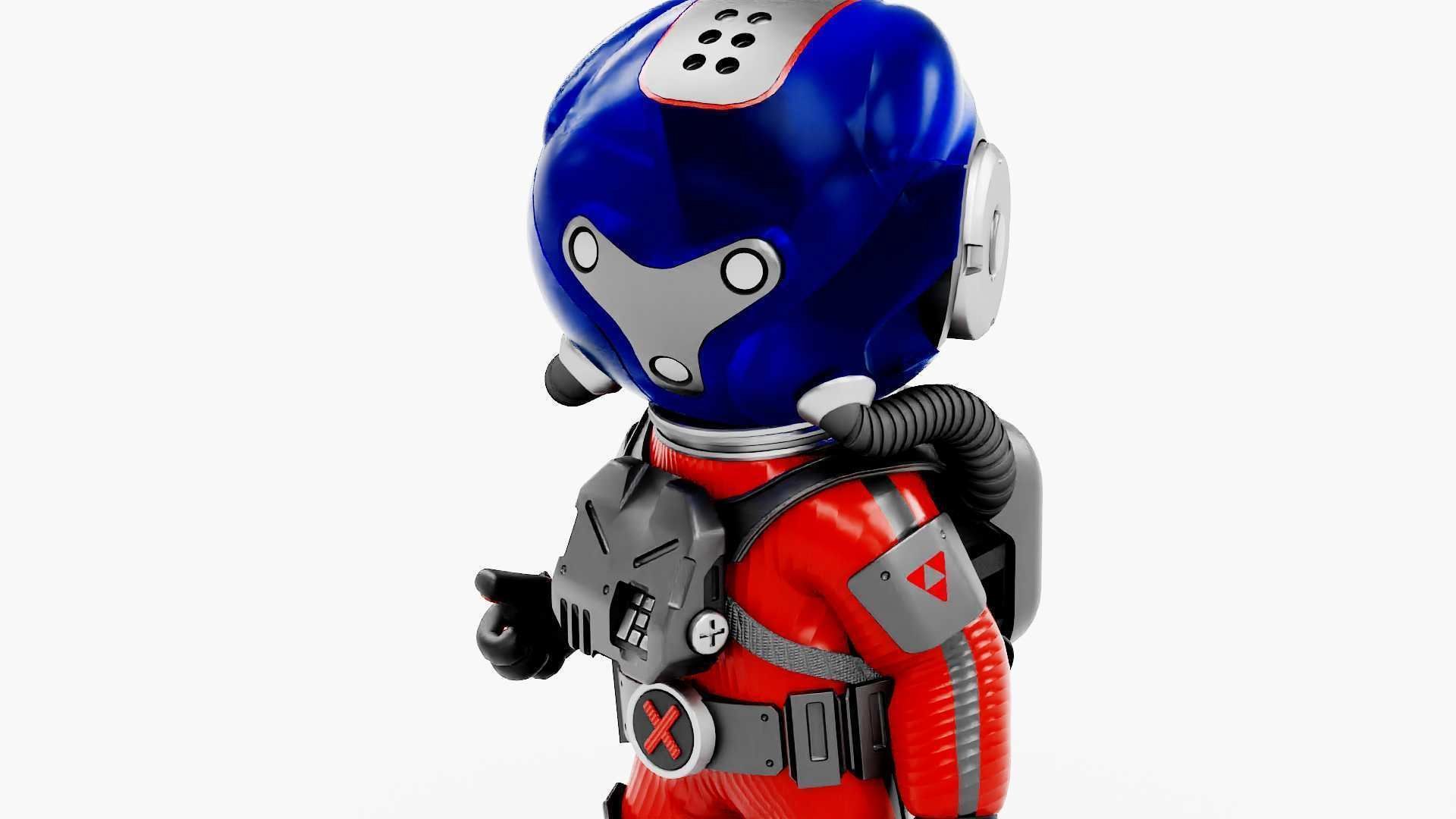 TOON ASTRONAUT K-3000 Rigged for Unreal Engine - Unity - MIXAMO 3D ...