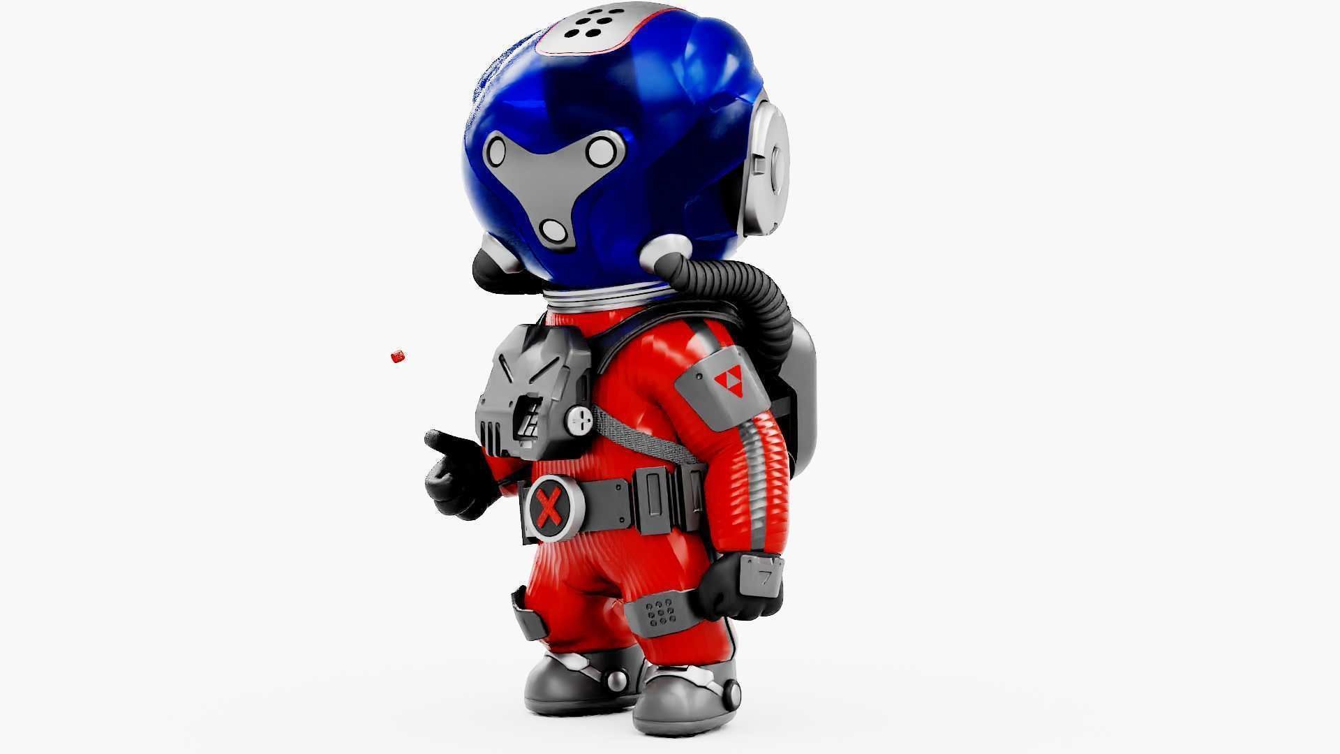 TOON ASTRONAUT K-3000 Rigged for Unreal Engine - Unity - MIXAMO 3D ...