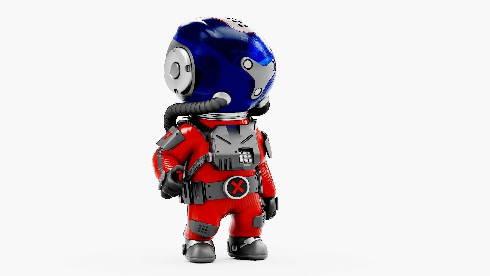 TOON ASTRONAUT K-3000 Rigged for Unreal Engine - Unity - MIXAMO 3D ...