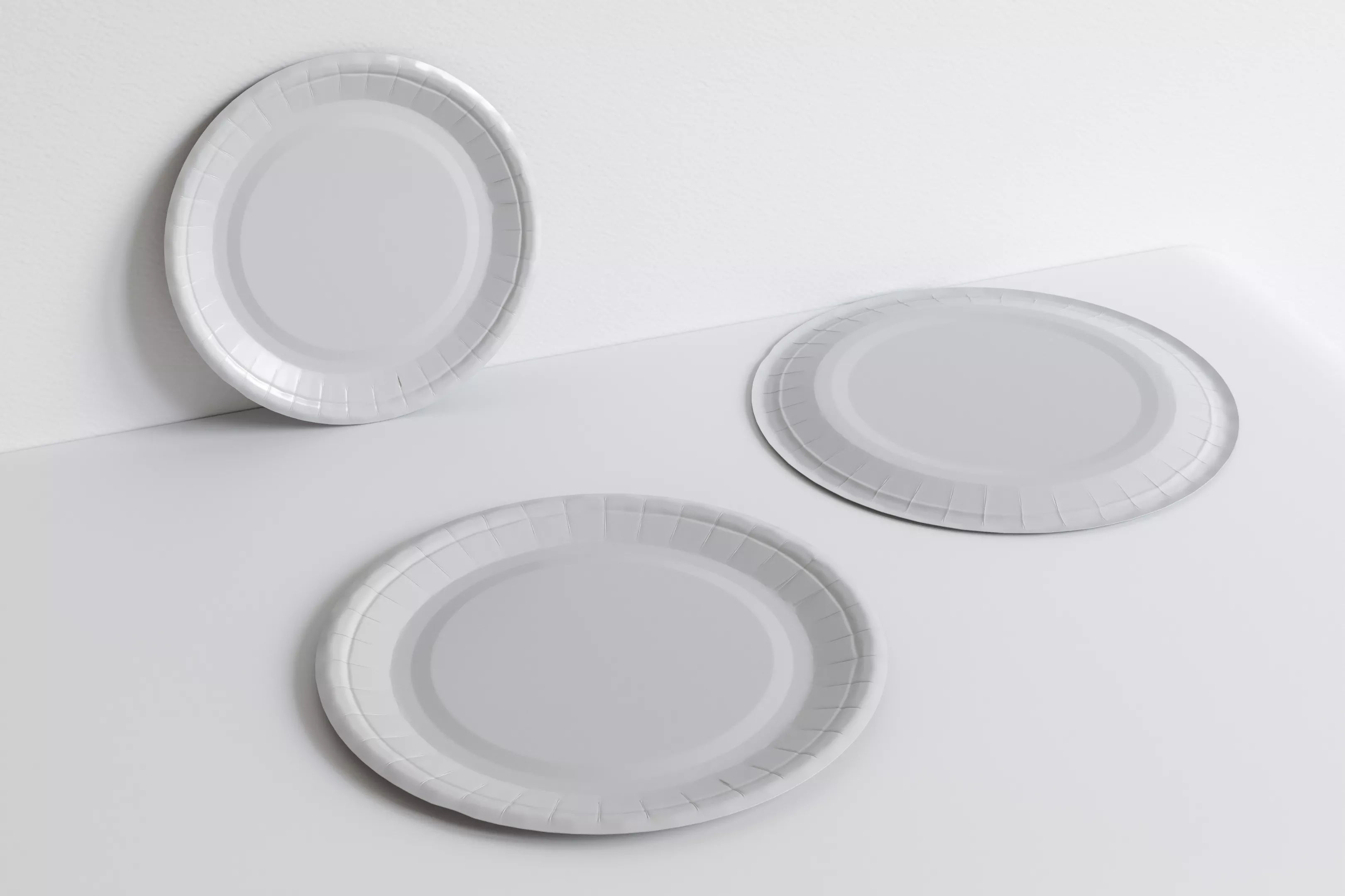 Paper plate 3D model | CGTrader