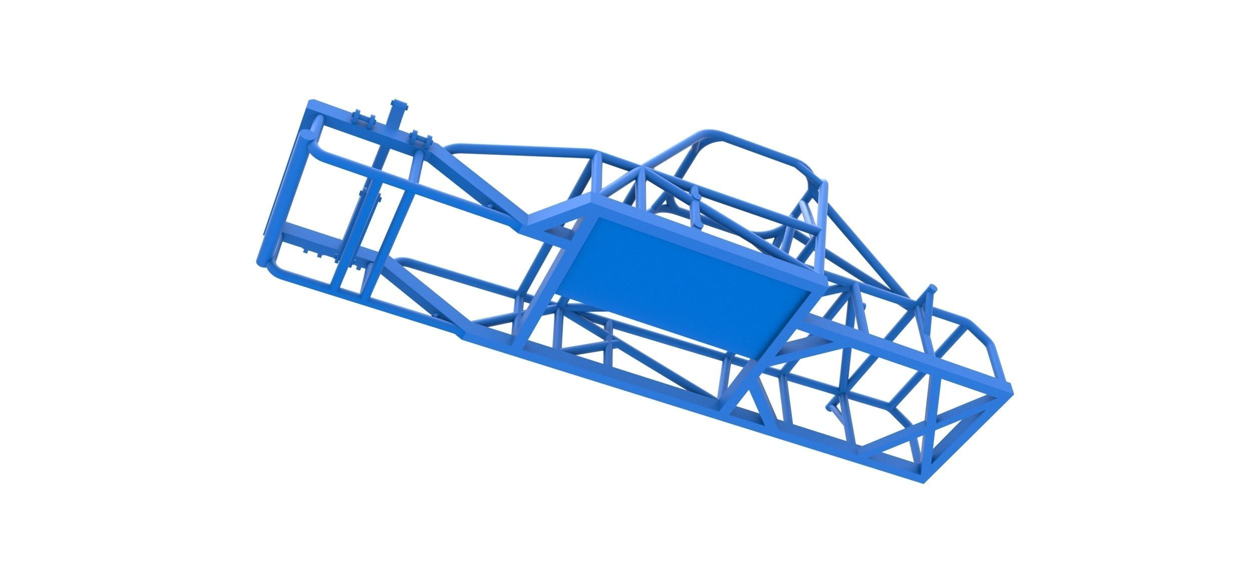 Frame of Small Block Supermodified race car Scale 1 to 25 3D model 3D ...