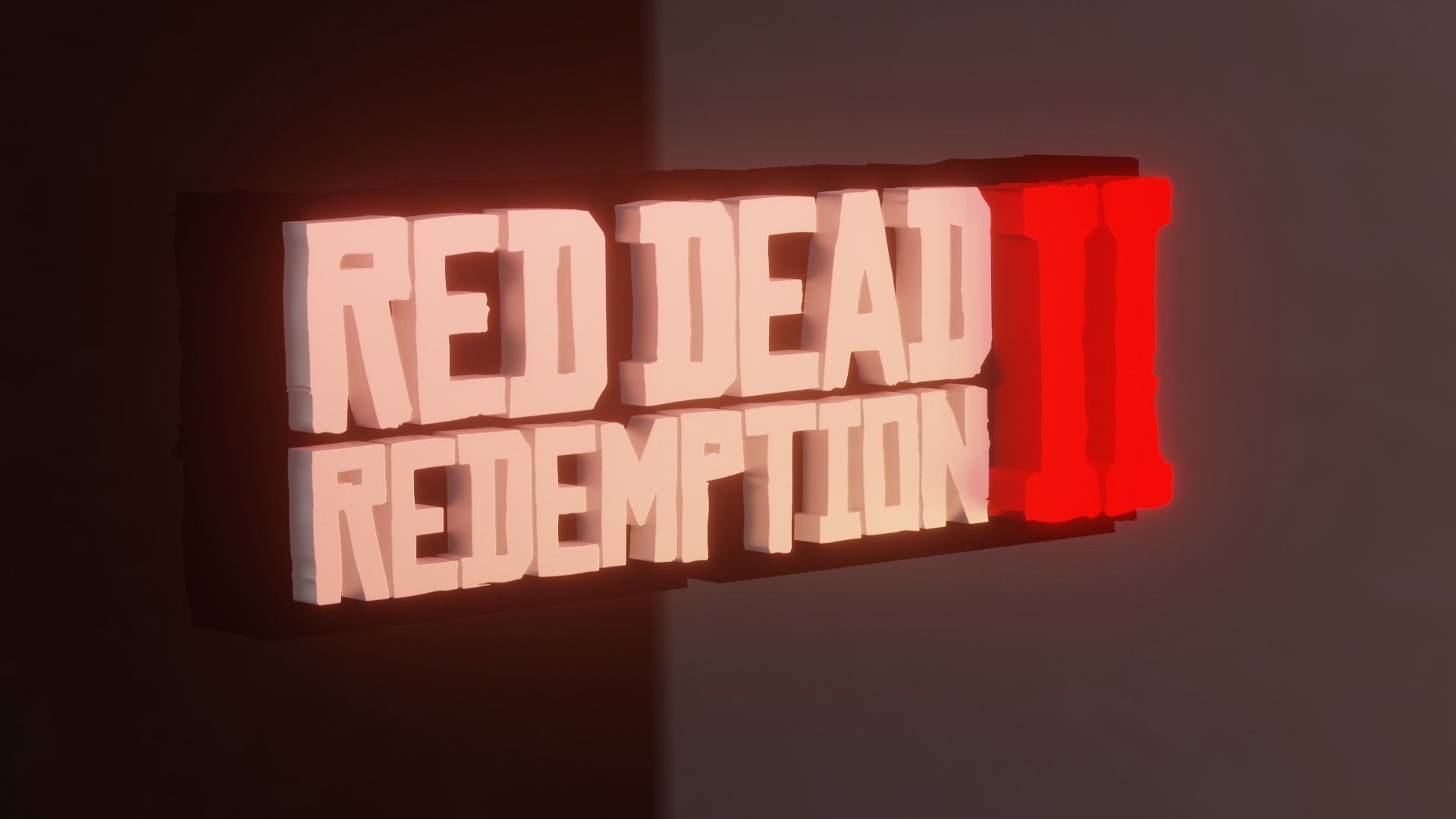 Red Dead Redemption II Logo 3D model 3D printable | CGTrader