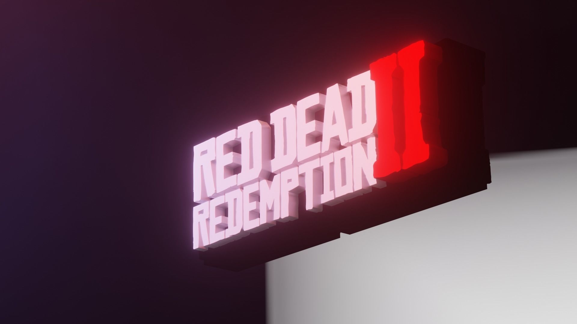 Red Dead Redemption II Logo 3D model 3D printable | CGTrader