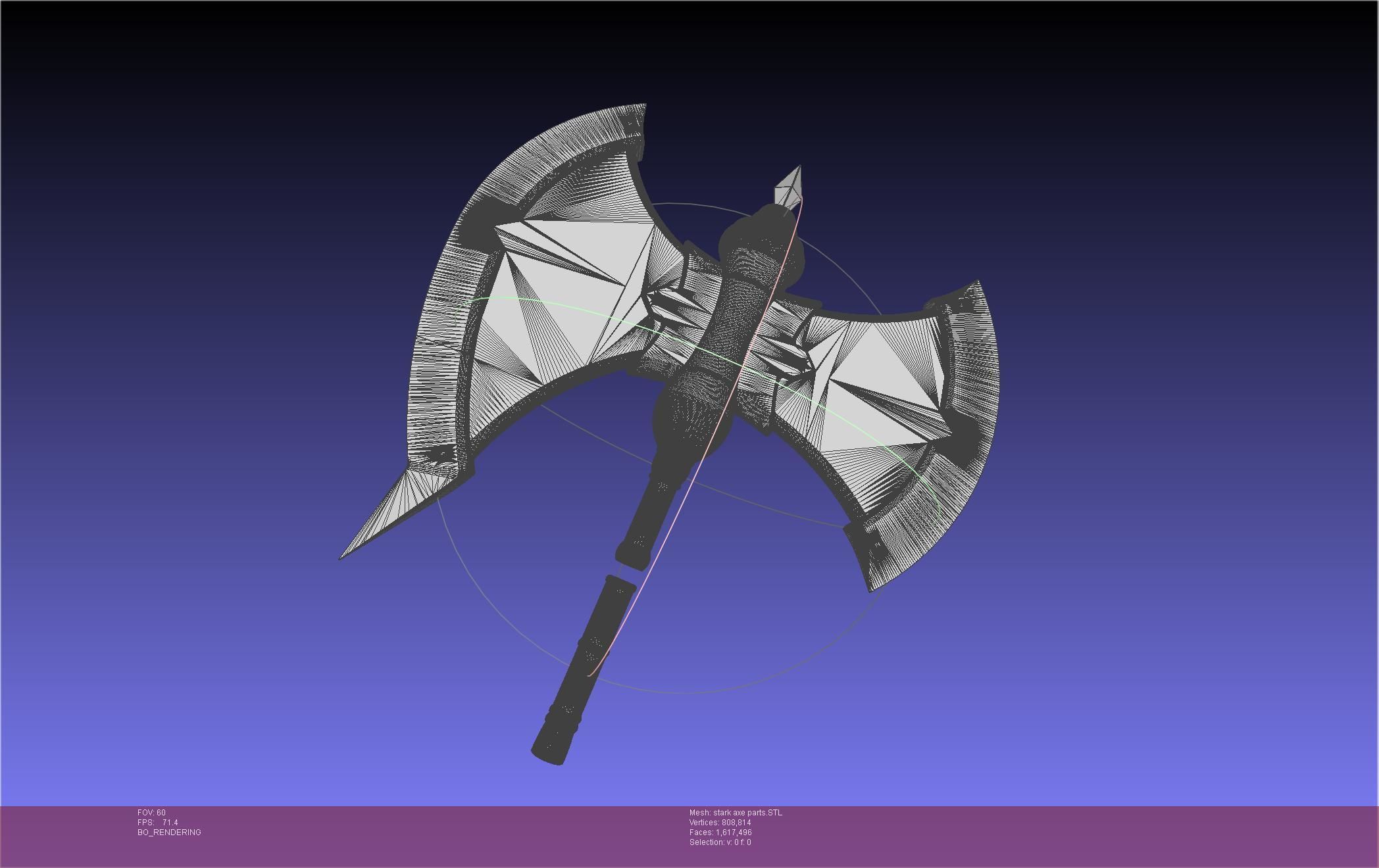 Frieren Stark Axe Printable Model 3D model 3D printable | CGTrader