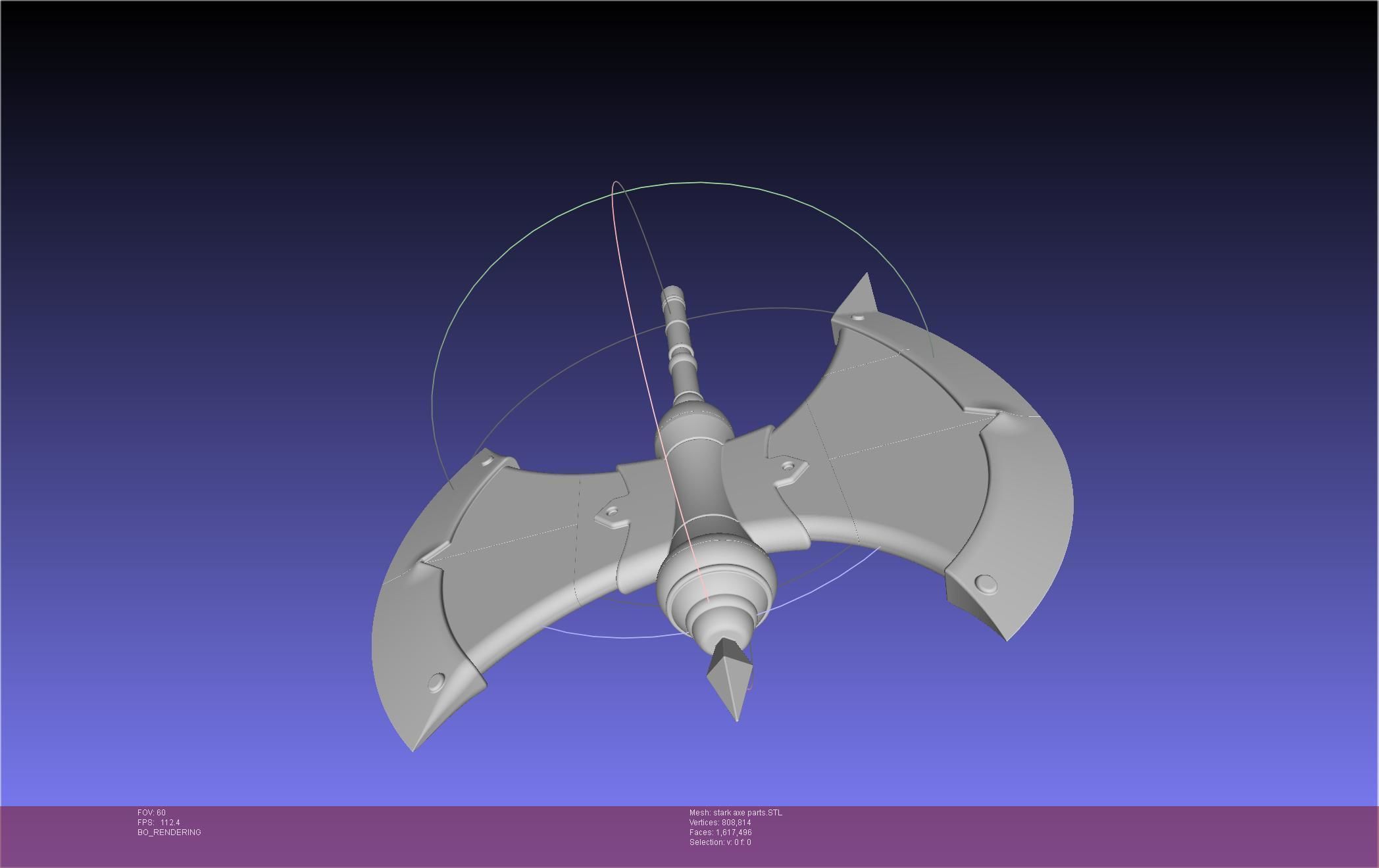 Frieren Stark Axe Printable Model 3D model 3D printable | CGTrader