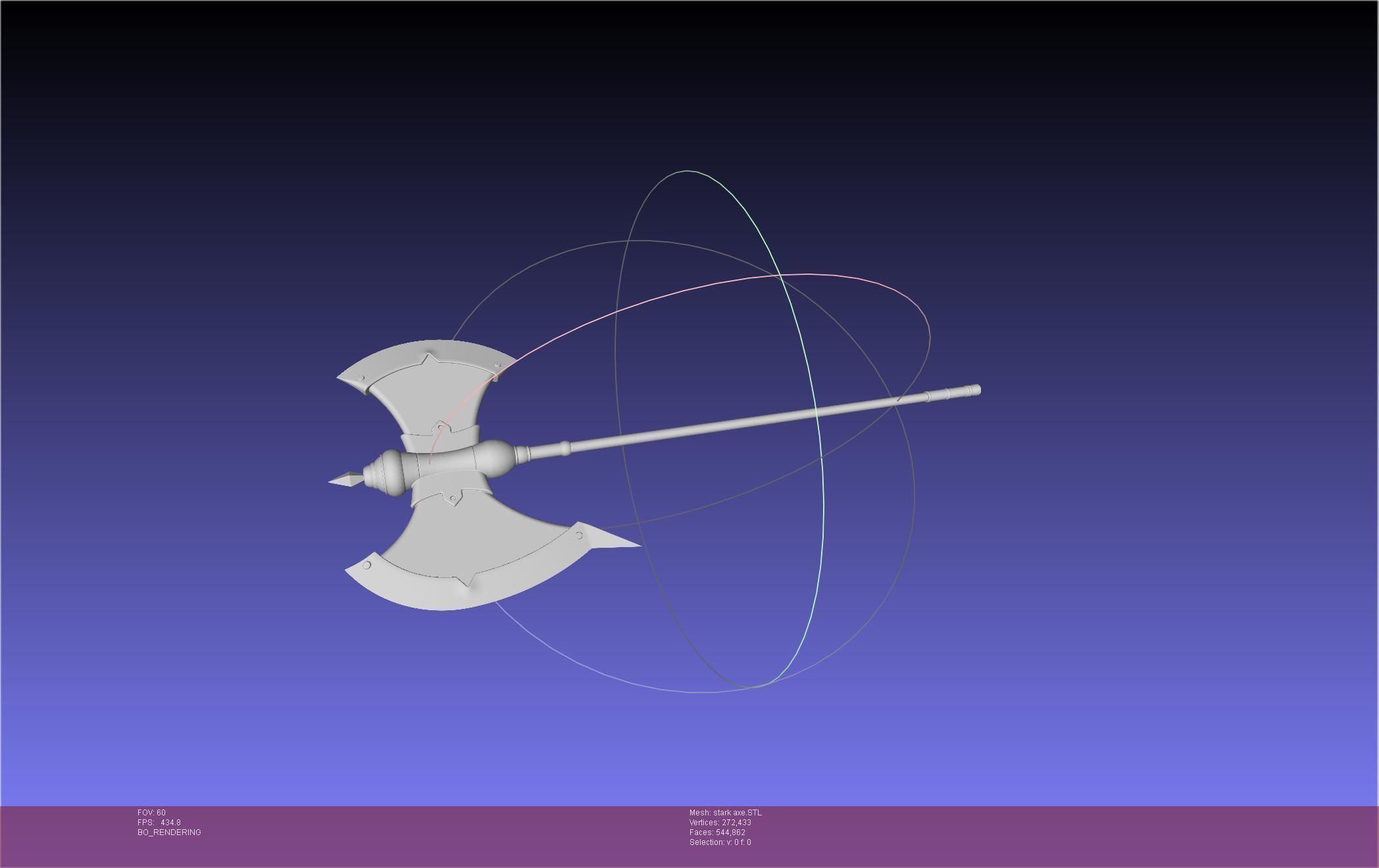 Frieren Stark Axe Printable Model 3D model 3D printable | CGTrader