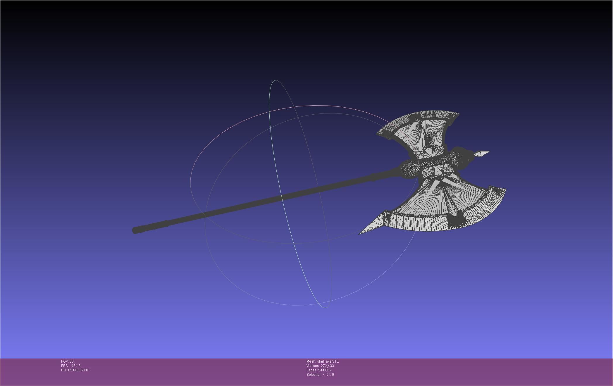 Frieren Stark Axe Printable Model 3D model 3D printable | CGTrader