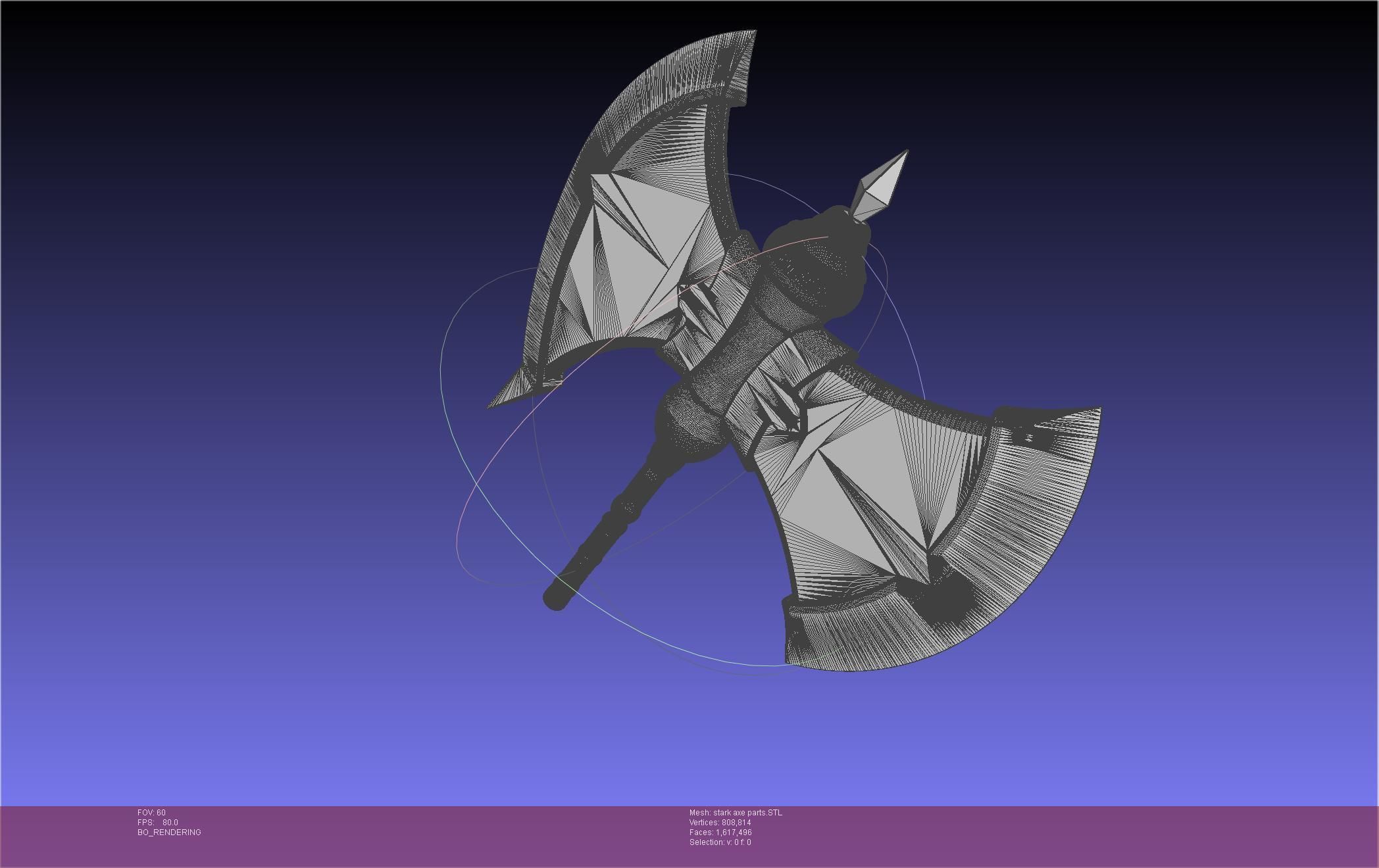 Frieren Stark Axe Printable Model 3D model 3D printable | CGTrader