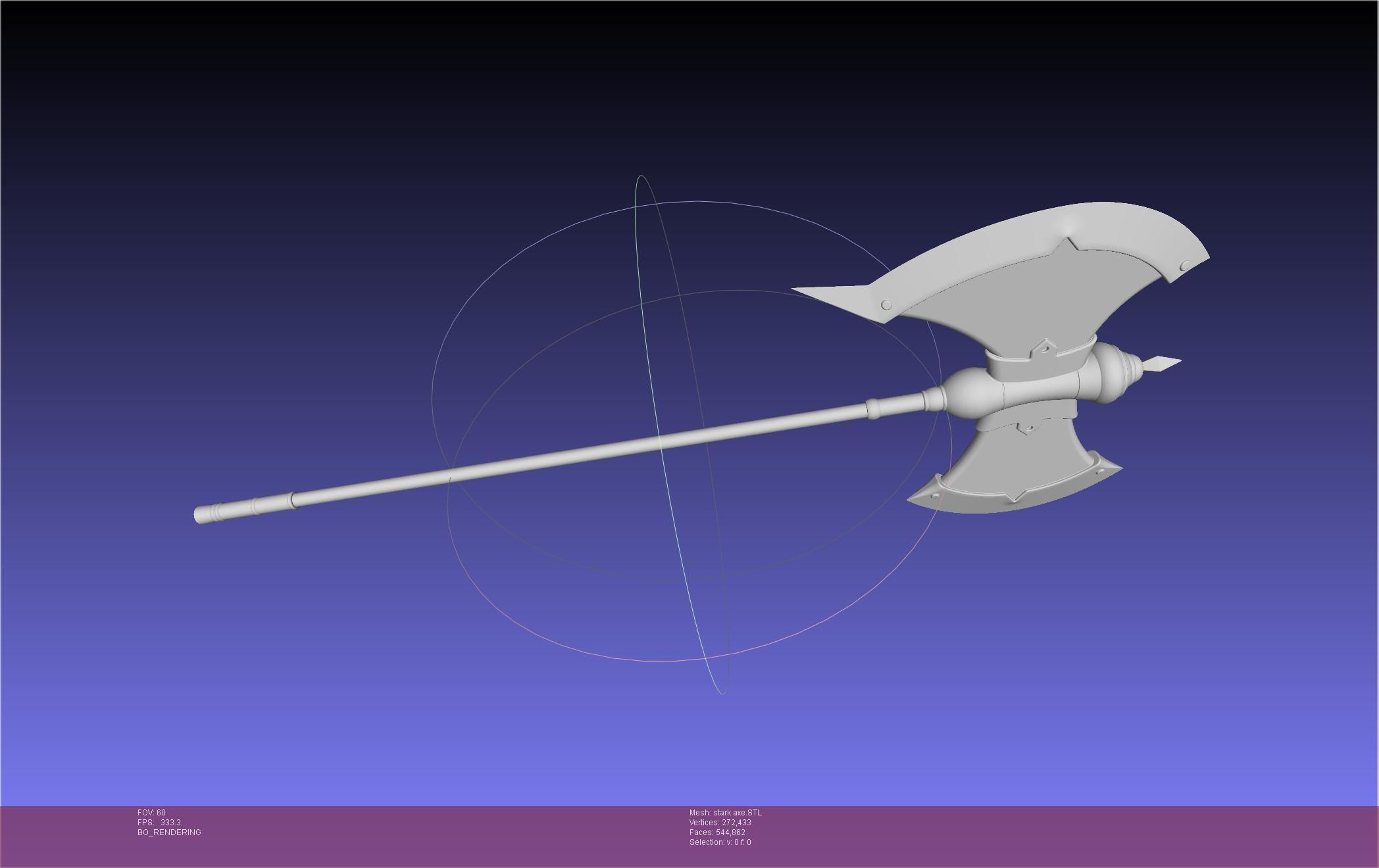 Frieren Stark Axe Printable Model 3D model 3D printable | CGTrader