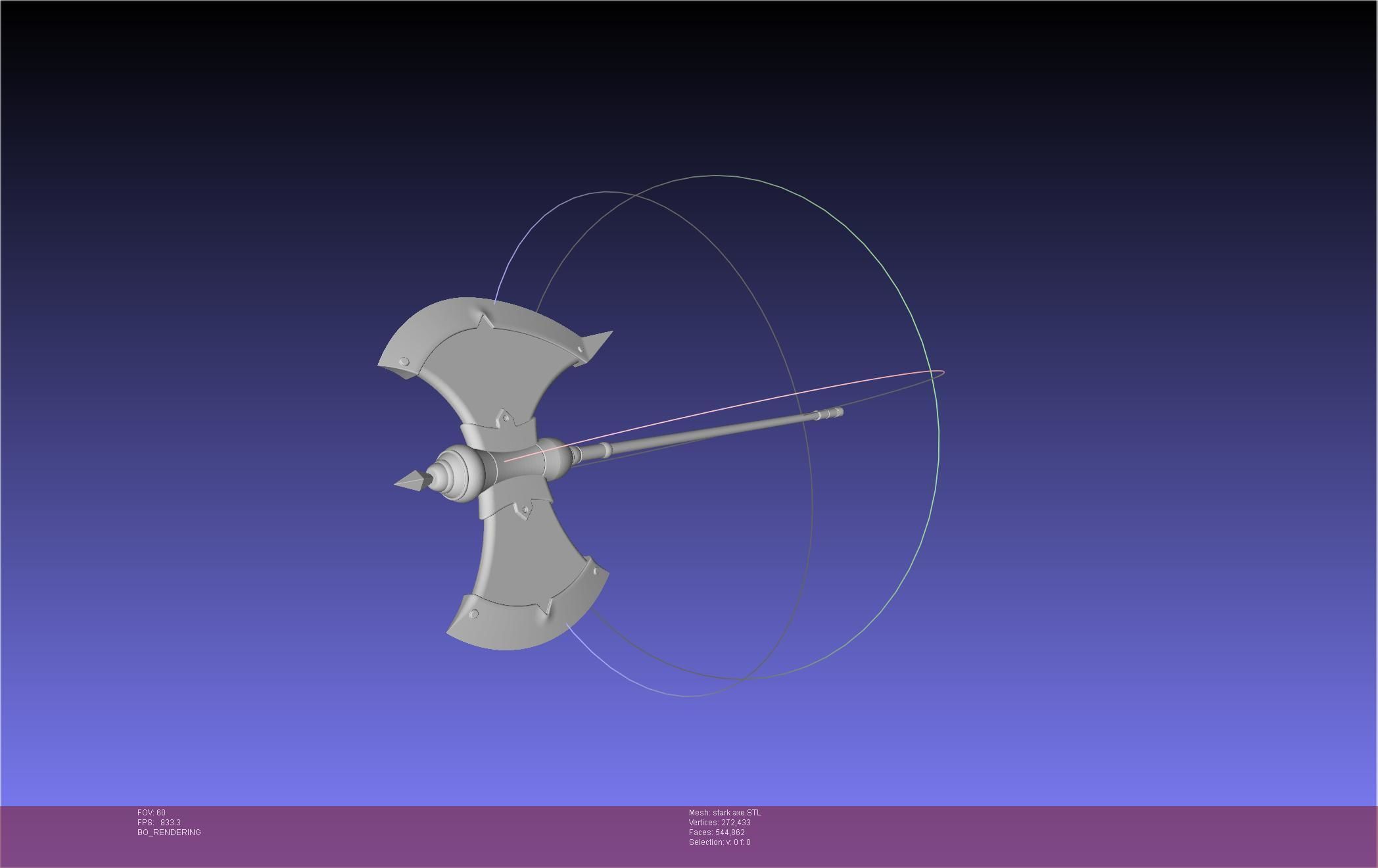 Frieren Stark Axe Printable Model 3D model 3D printable | CGTrader