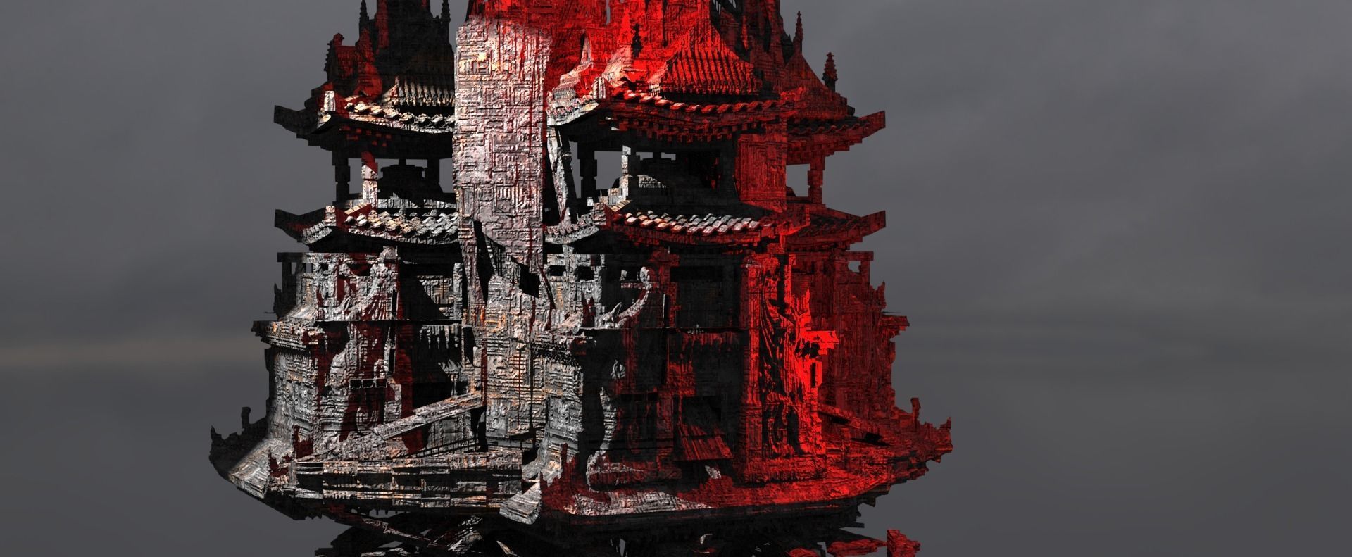Ninja scroll underground temple 3D model | CGTrader