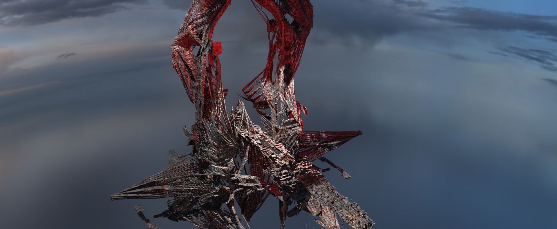 Spider Oni temple tower 3D model | CGTrader