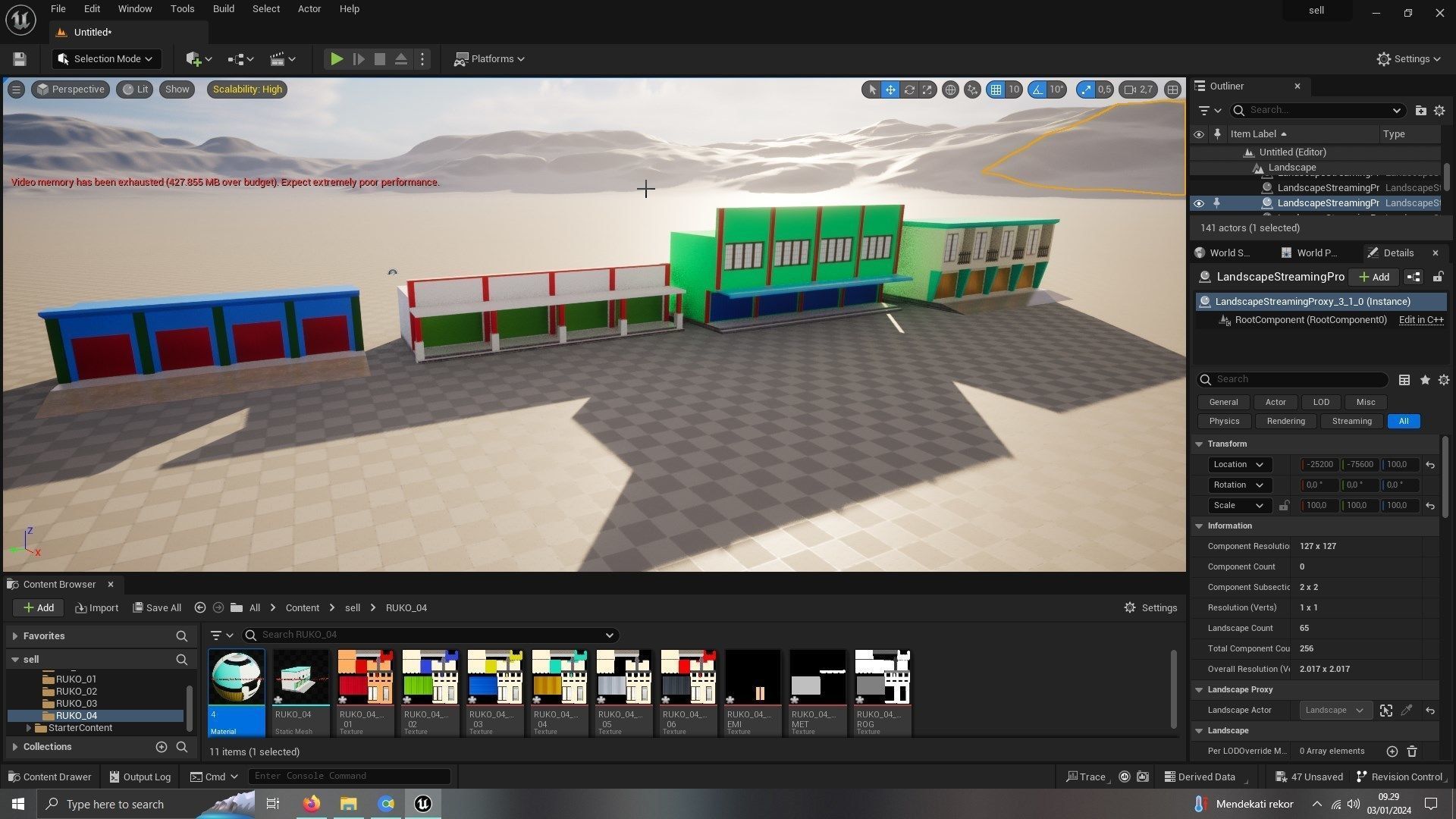 3D model RUKO SHOP PACK LOW POLY ready for unreal engine VR / AR / low ...