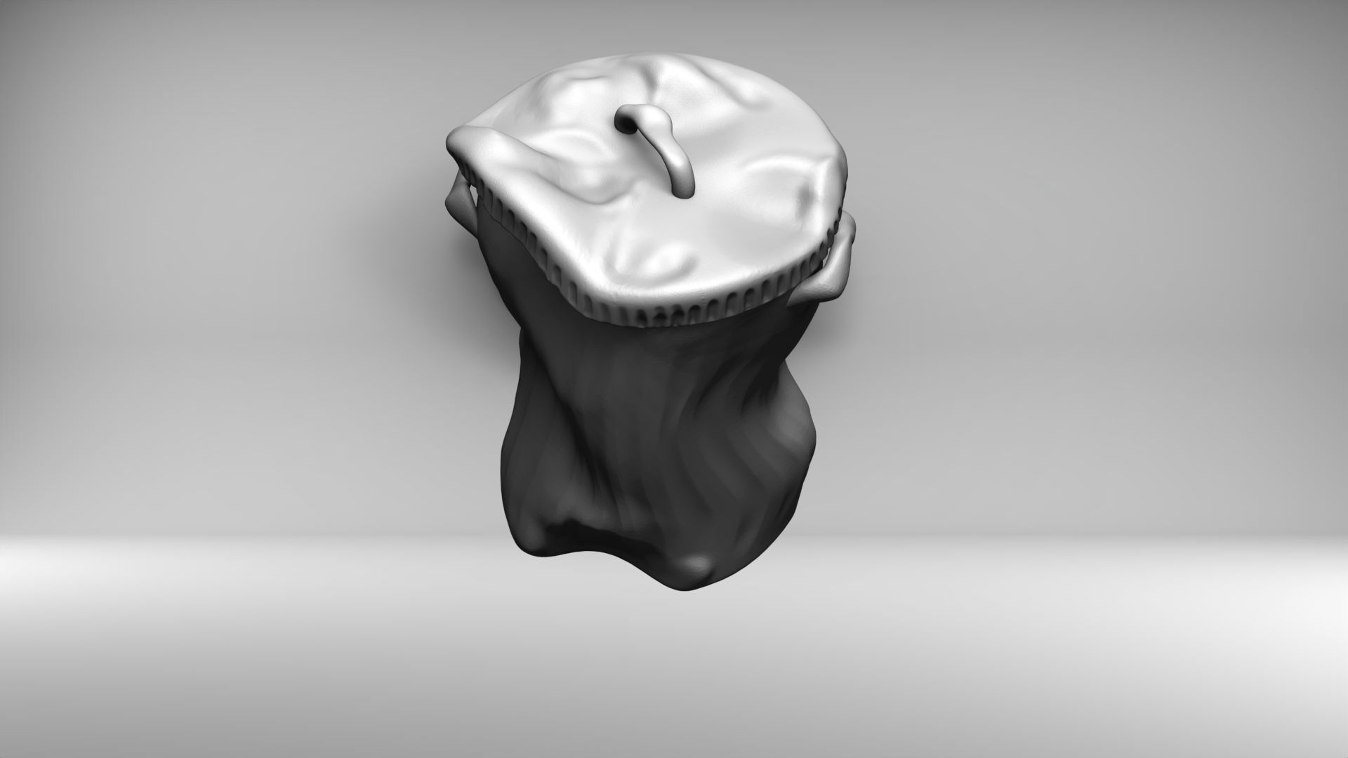 DENTED TRASH CAN 3D model 3D printable | CGTrader