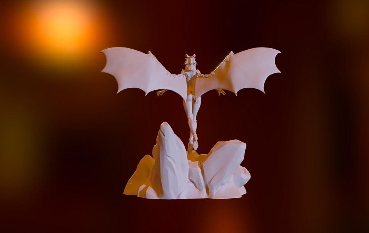 Queen Alduin 3D Printing Creation 3D model 3D printable | CGTrader