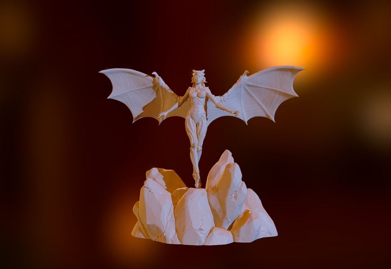 Queen Alduin 3D Printing Creation 3D model 3D printable | CGTrader