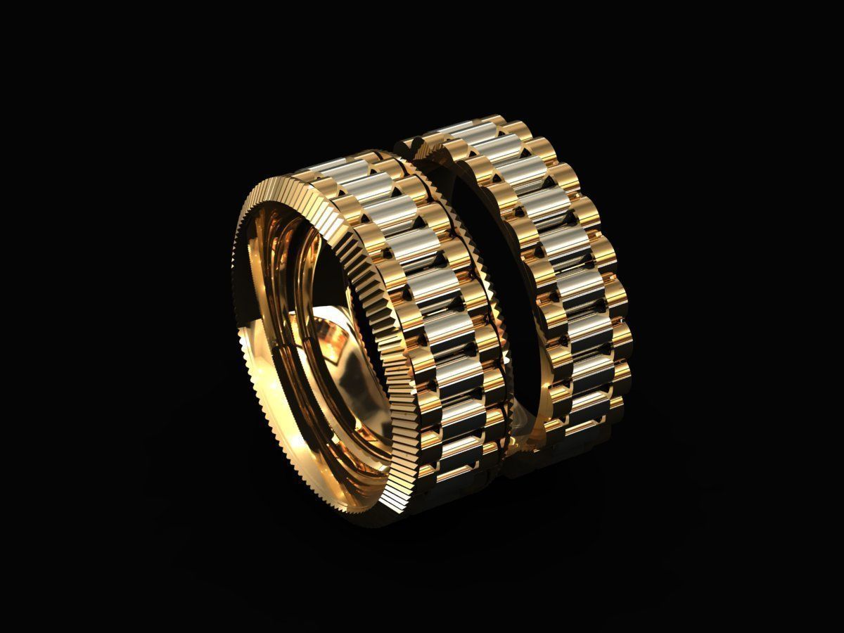 Rolex Ring free 3D model | CGTrader