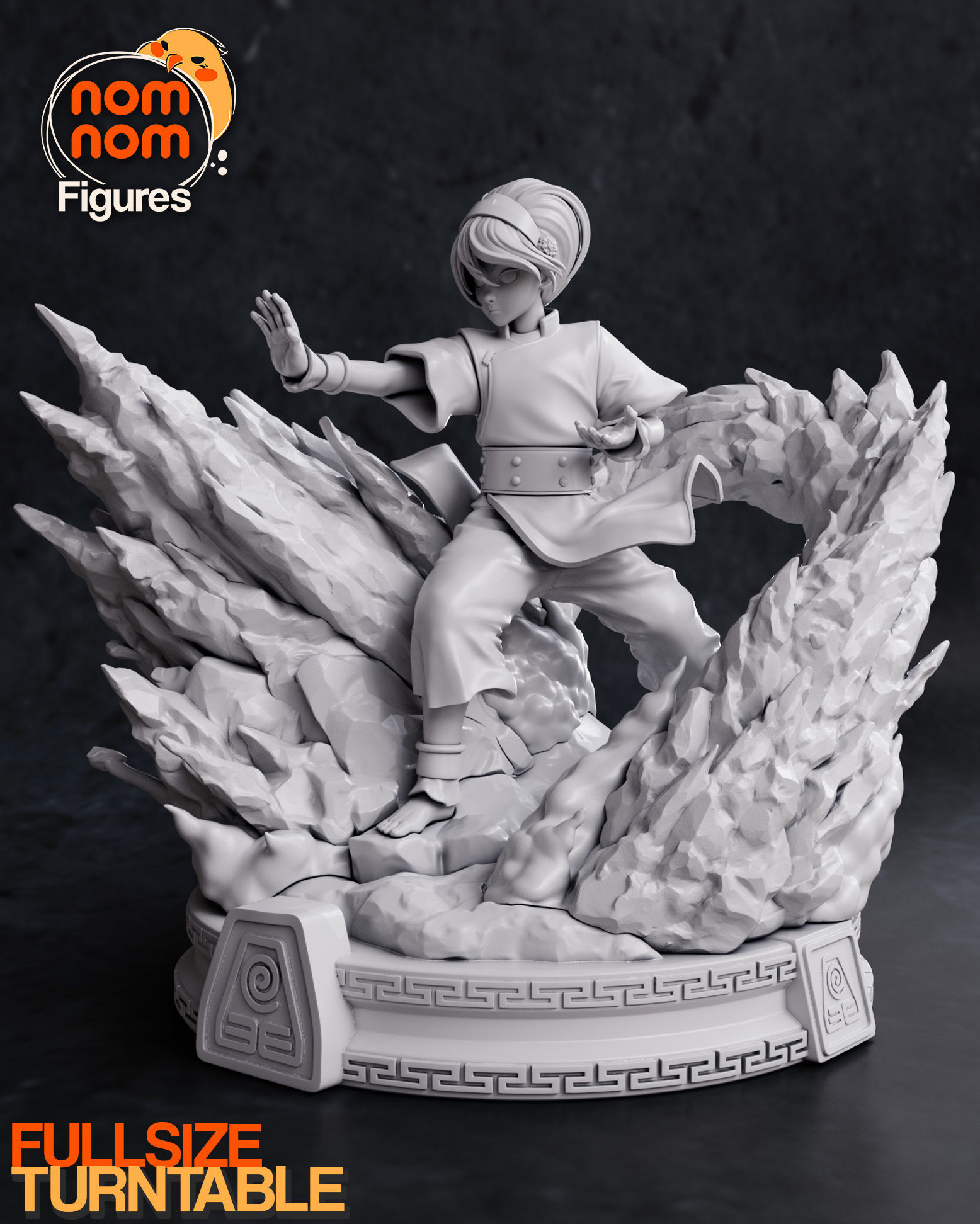 Toph Bei Fong - Avatar the Last Airbender 3D model 3D printable | CGTrader