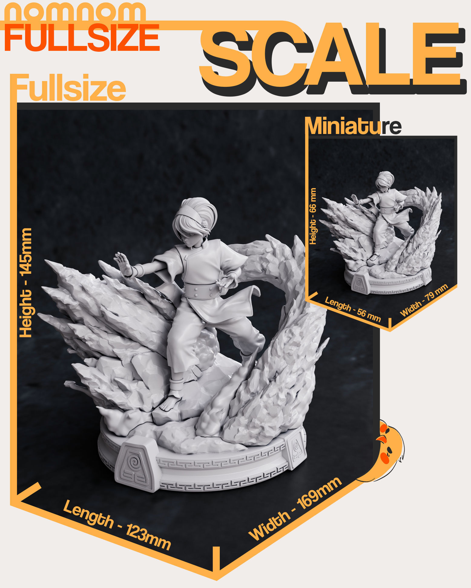 Toph Bei Fong - Avatar the Last Airbender 3D model 3D printable | CGTrader