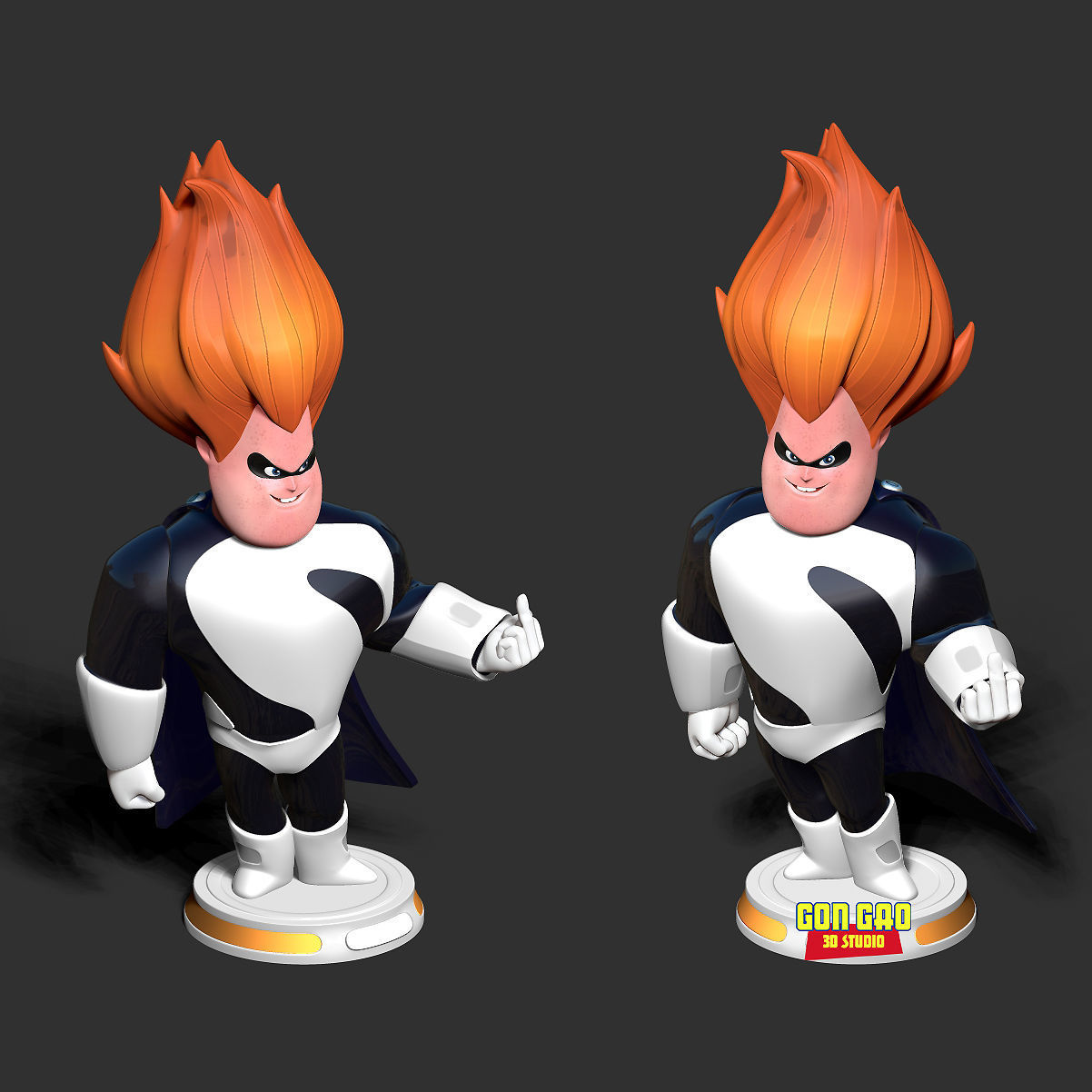 Syndrome - The Incredibles Fanart 3D model 3D printable | CGTrader