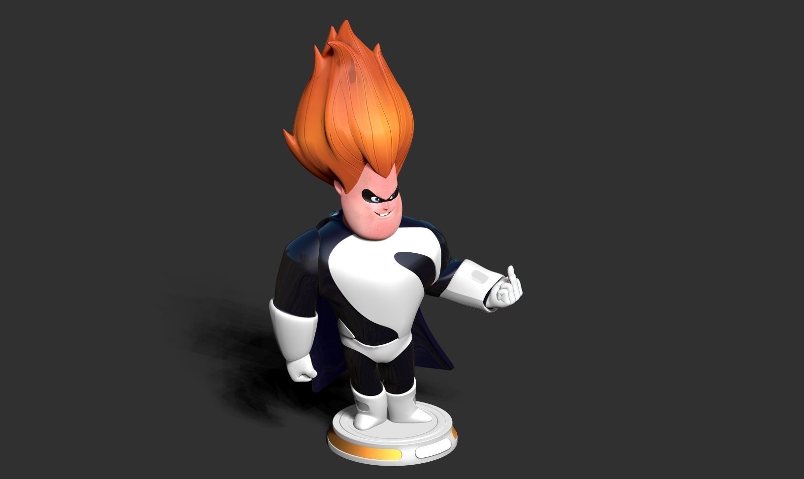 Syndrome - The Incredibles Fanart 3D model 3D printable | CGTrader