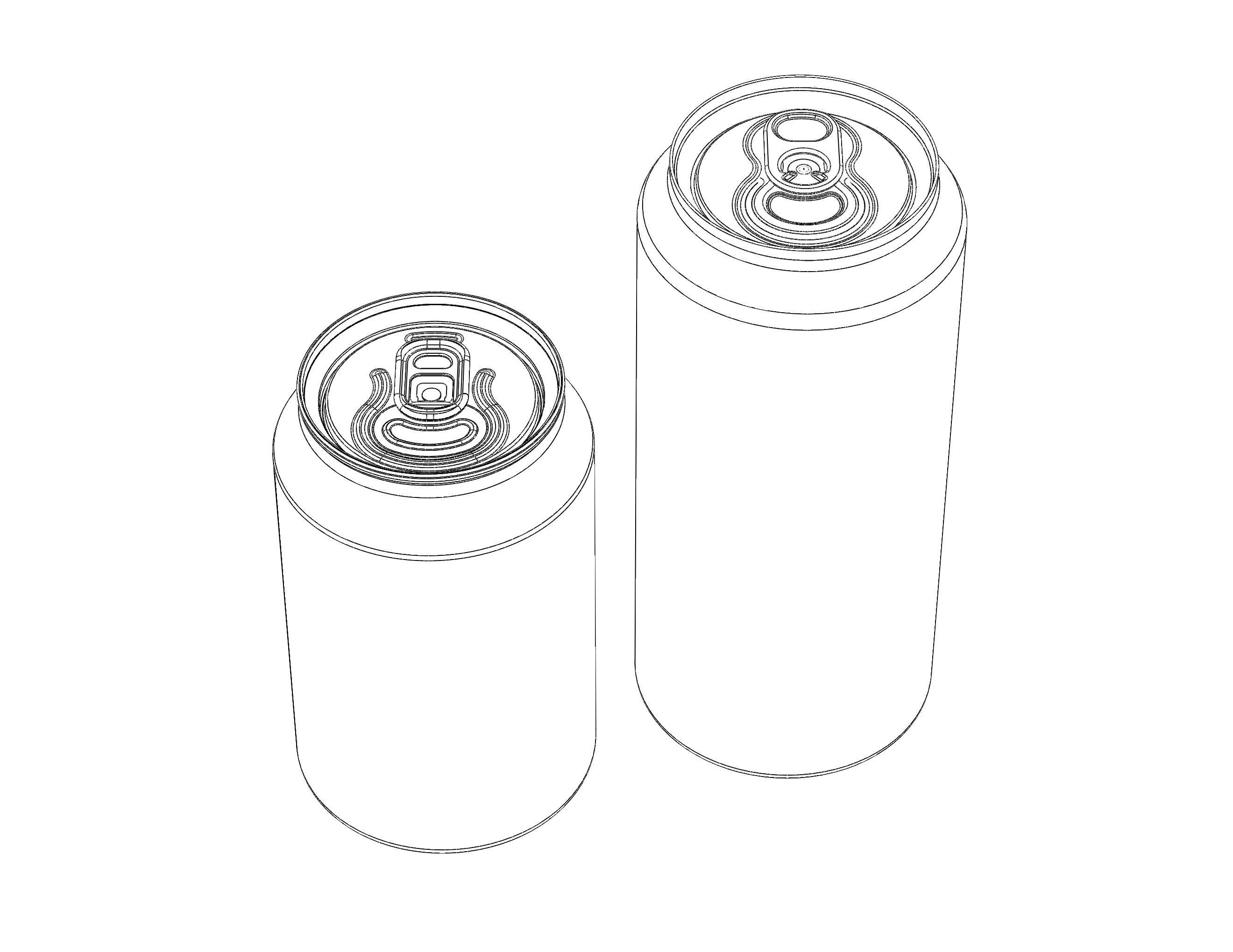 Standard Aluminum Can 3D model | CGTrader