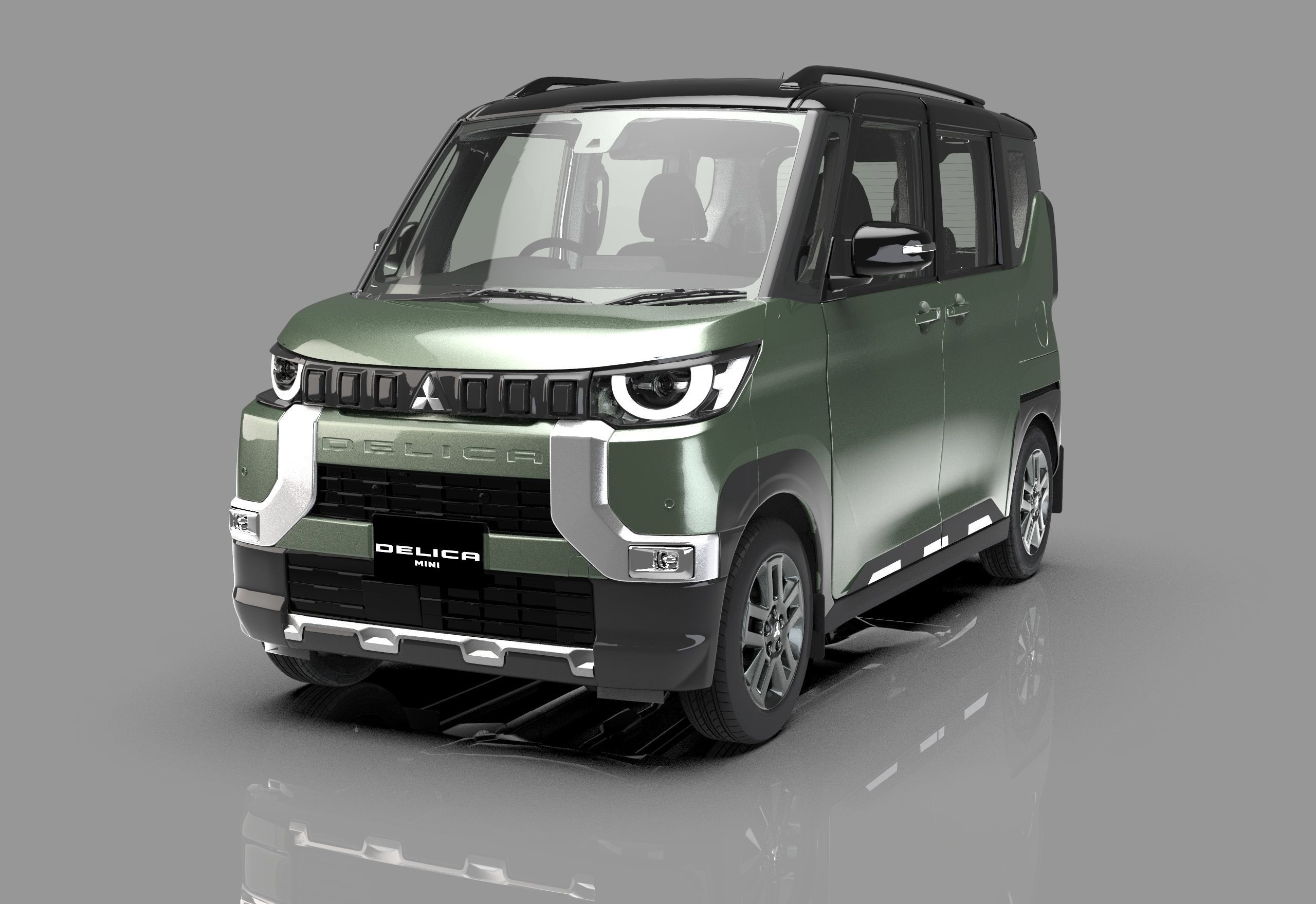 Mitsubishi Delica Mini 2023 HQ interior 3D model | CGTrader
