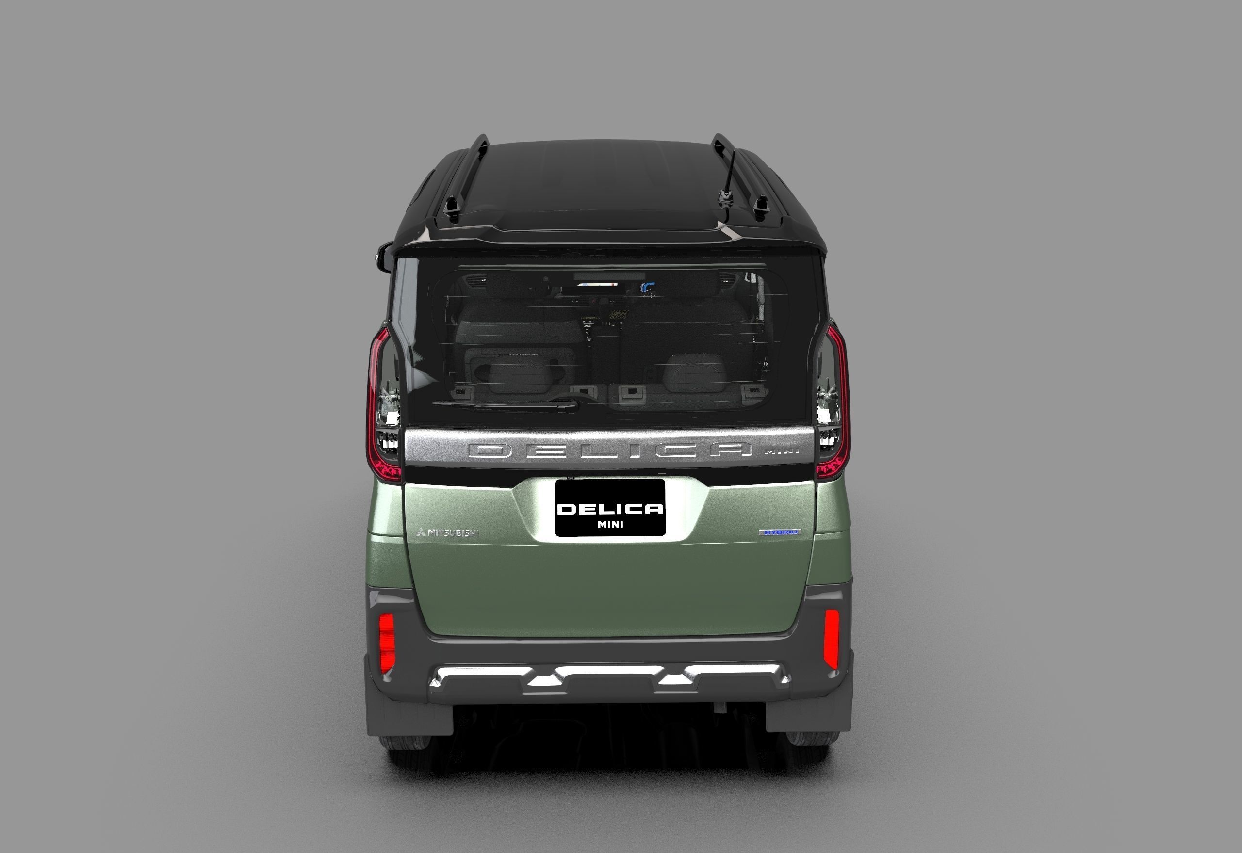 Mitsubishi Delica Mini 2023 HQ interior 3D model | CGTrader