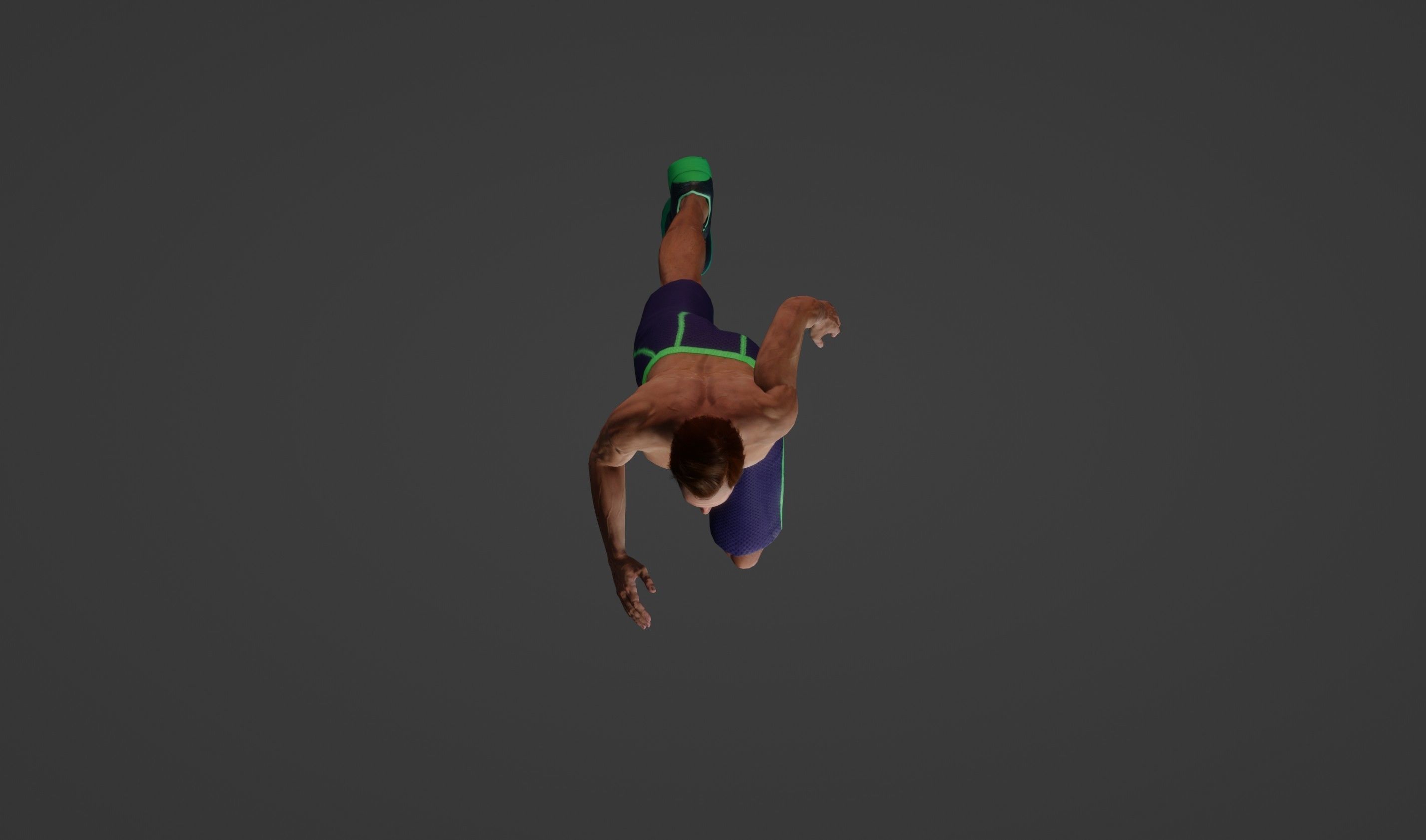 Realistic 3D Model of a Determined Runner 3D model | CGTrader